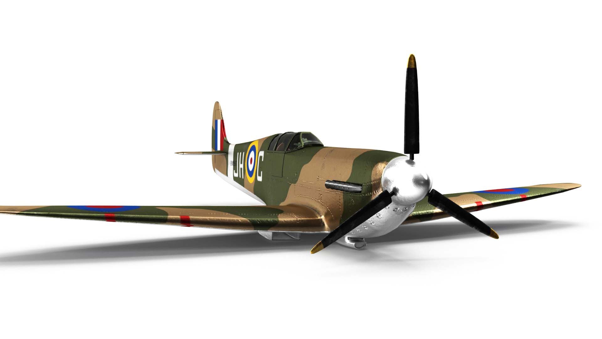 3D Model Spitfire Supermarine - TurboSquid 1701065