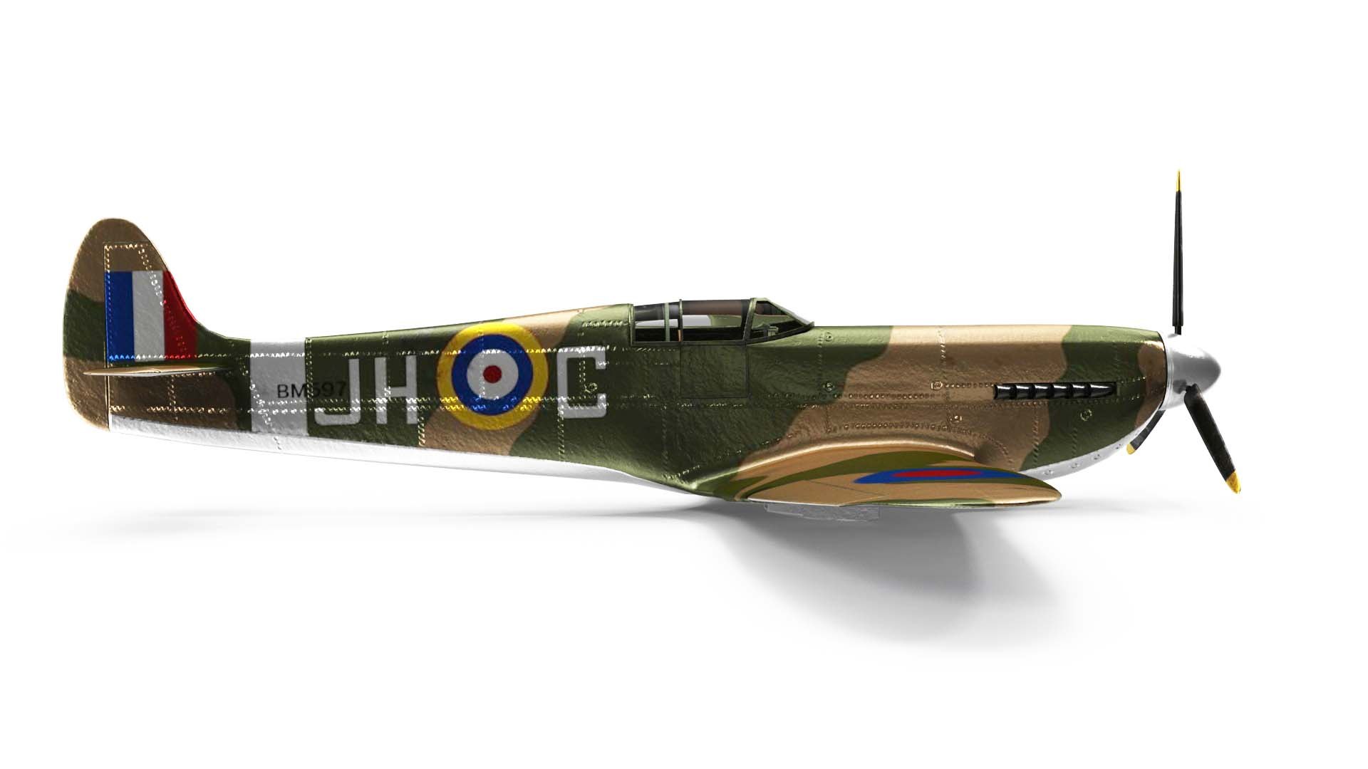 3D Model Spitfire Supermarine - TurboSquid 1701065