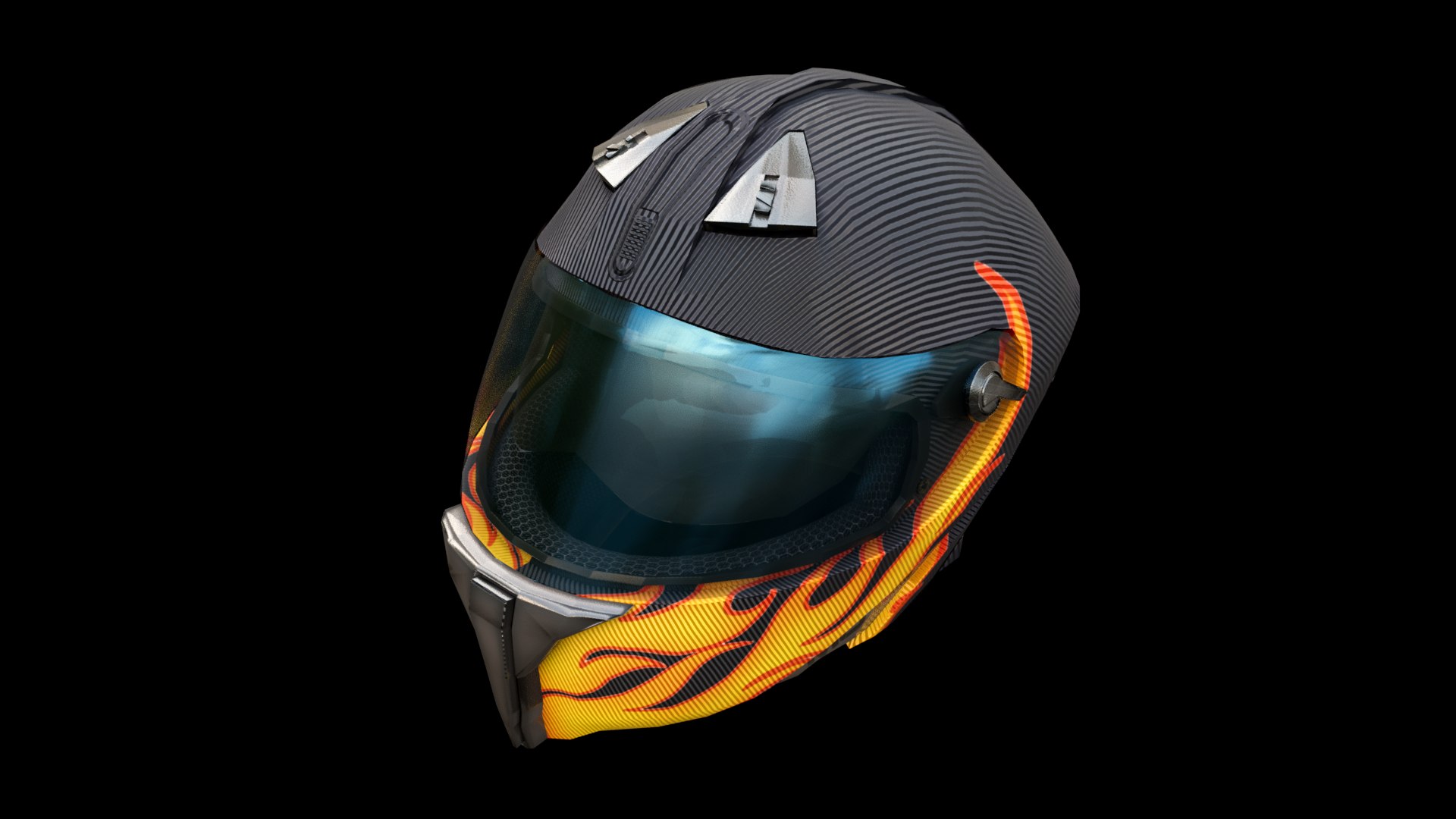 Motorcycle Helmet Custom 3D Model - TurboSquid 1936212
