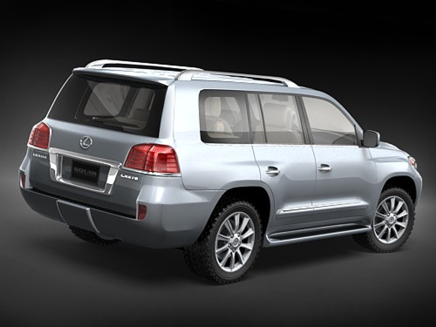3d lexus lx570 2008 suv