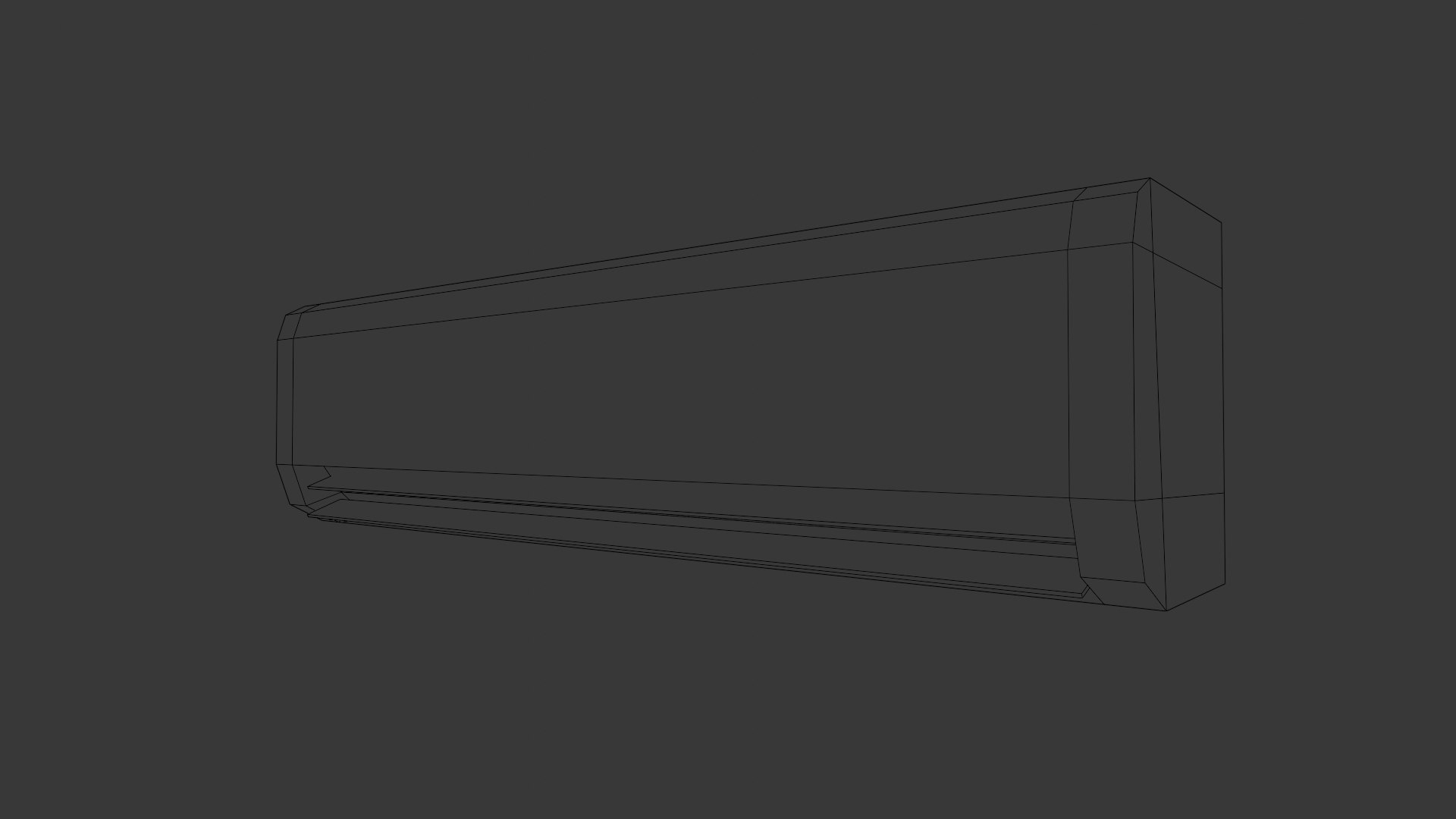 3D Model Low Poly Air Conditioner - TurboSquid 2359200
