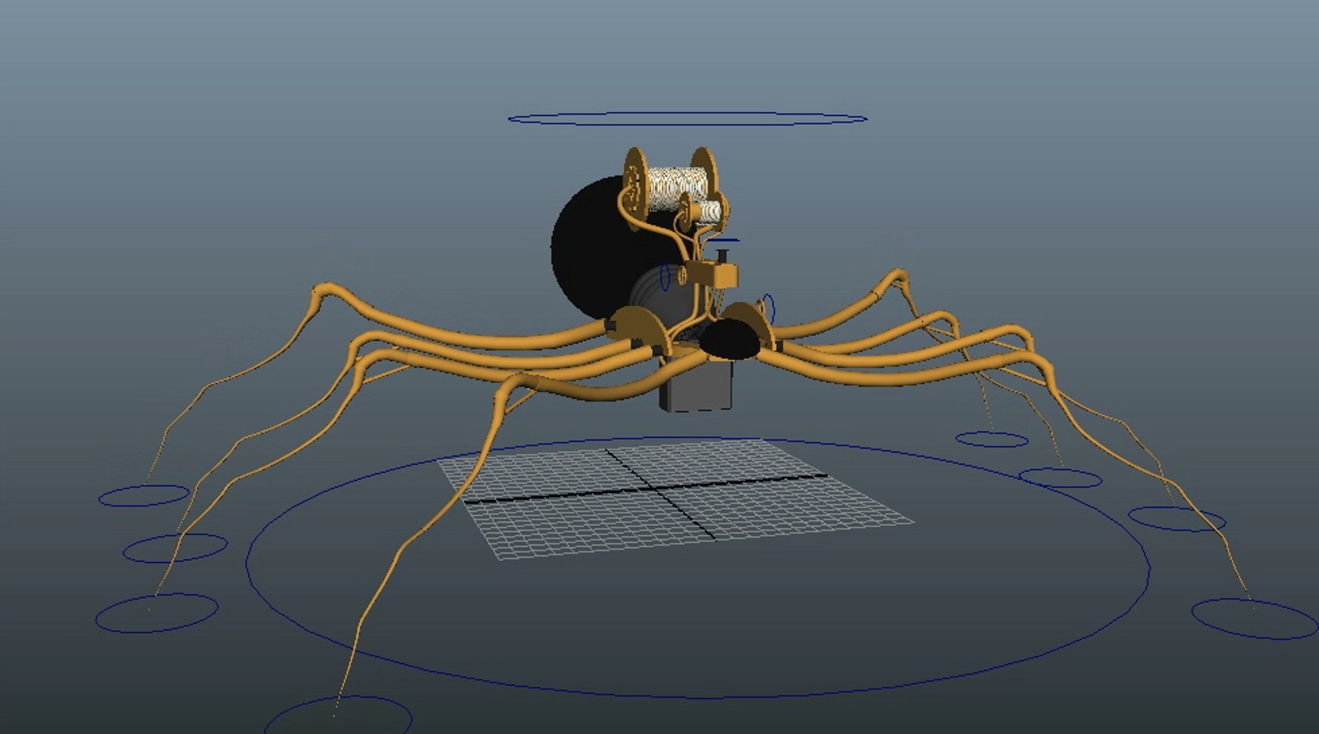 Maya Spider Rigged
