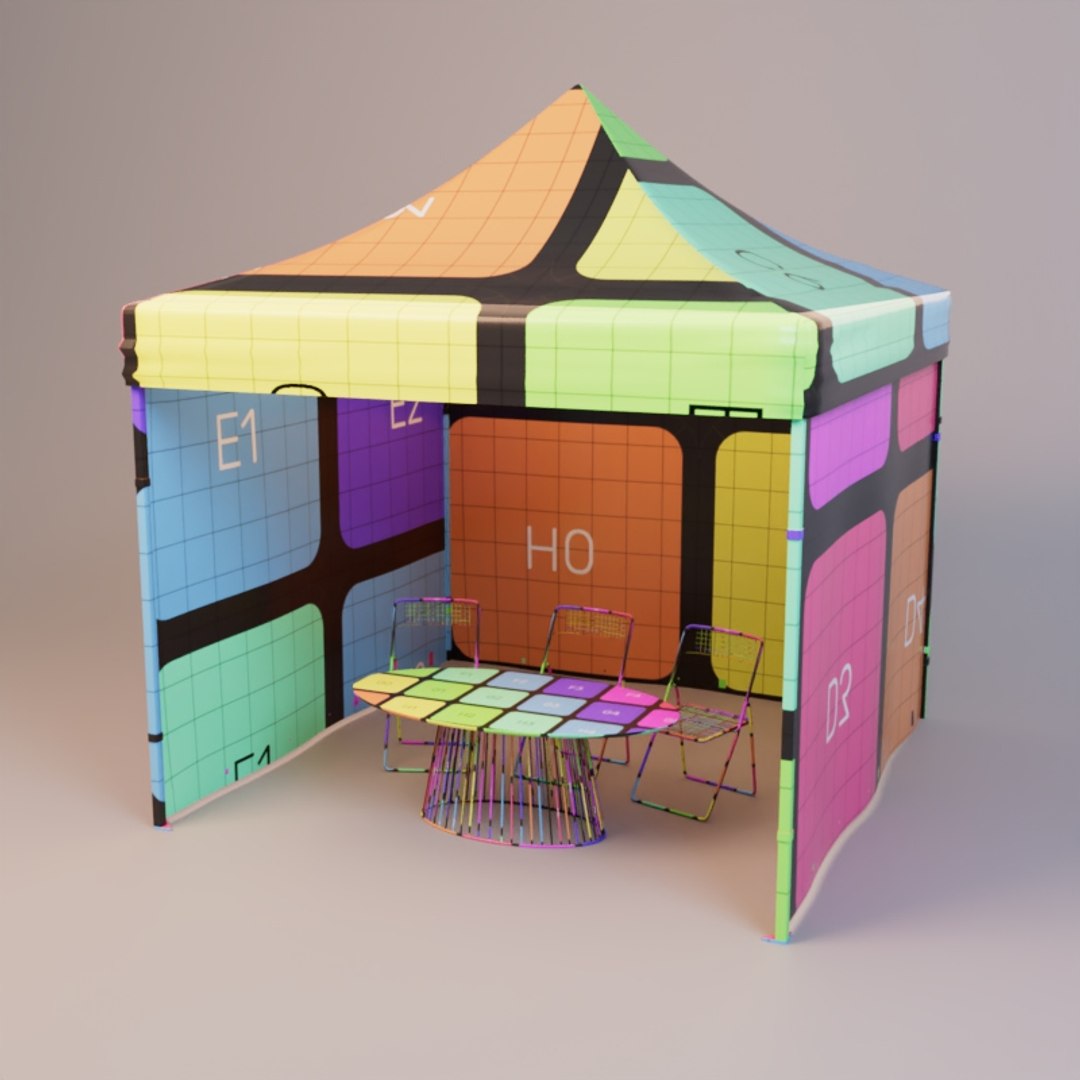 Free 3D Promotional Tent 3D Model Model - TurboSquid 2240947