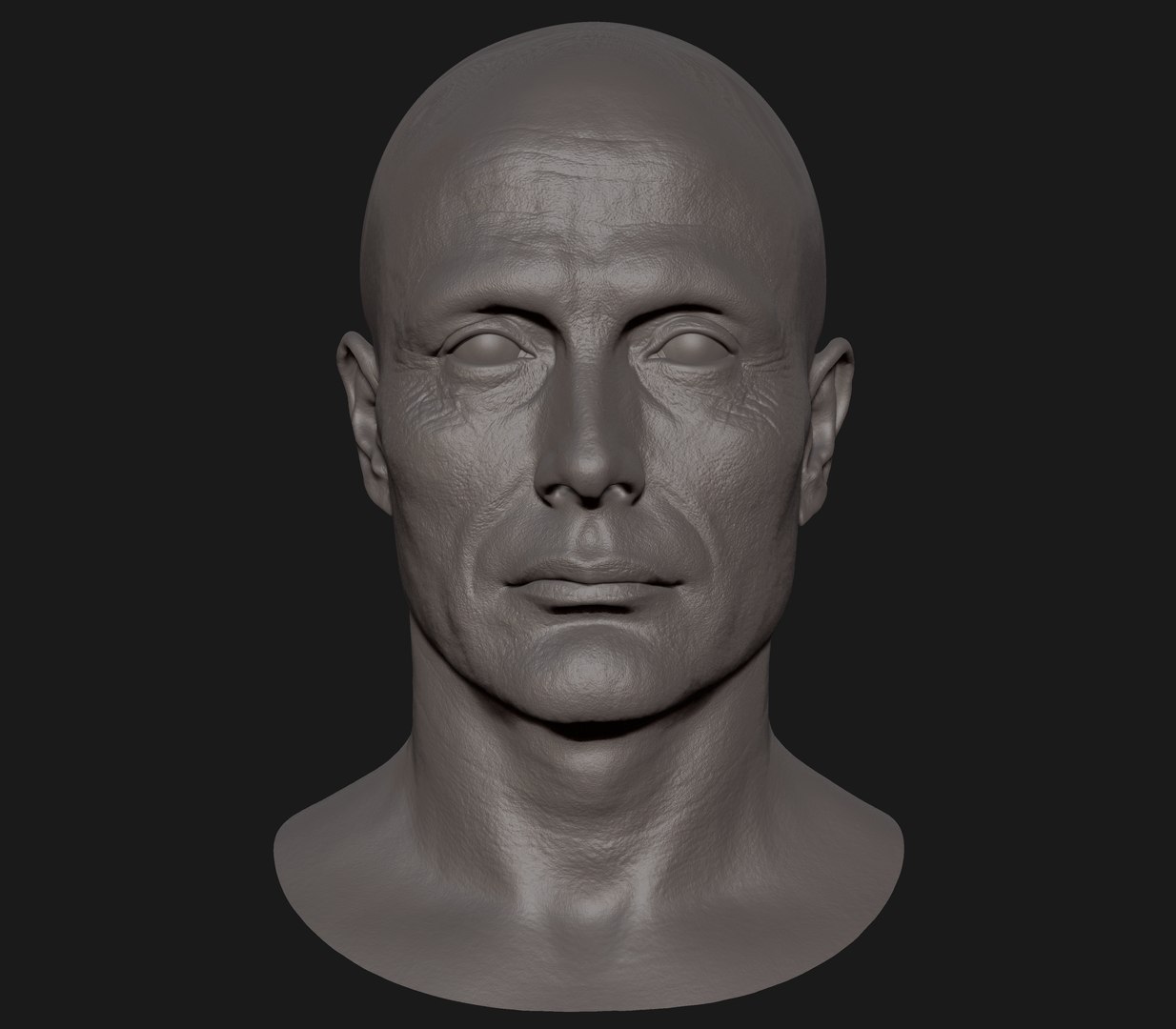 Mads Mikkelsen Likeness Sculpt 3D Model 3D Model - TurboSquid 2400778
