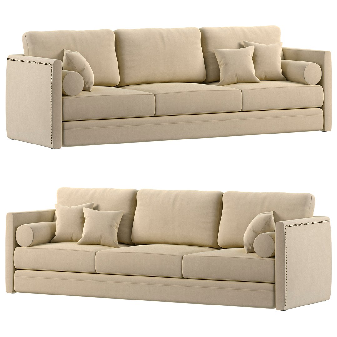 CHANEL SOFA By Laskasas 3D Model - TurboSquid 1958518