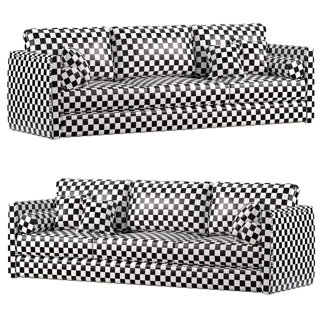 CHANEL SOFA By Laskasas 3D Model - TurboSquid 1958518