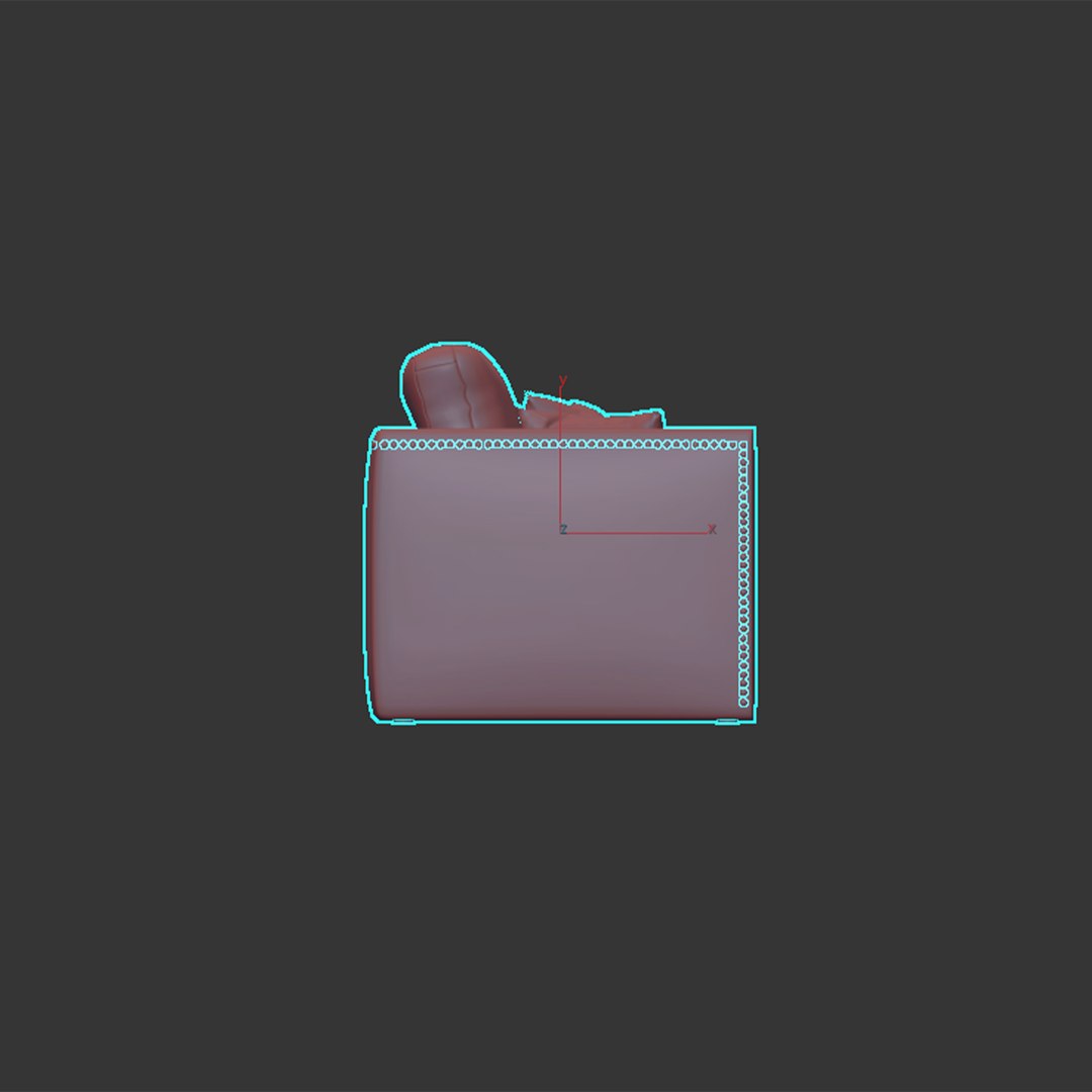 CHANEL SOFA By Laskasas 3D Model - TurboSquid 1958518