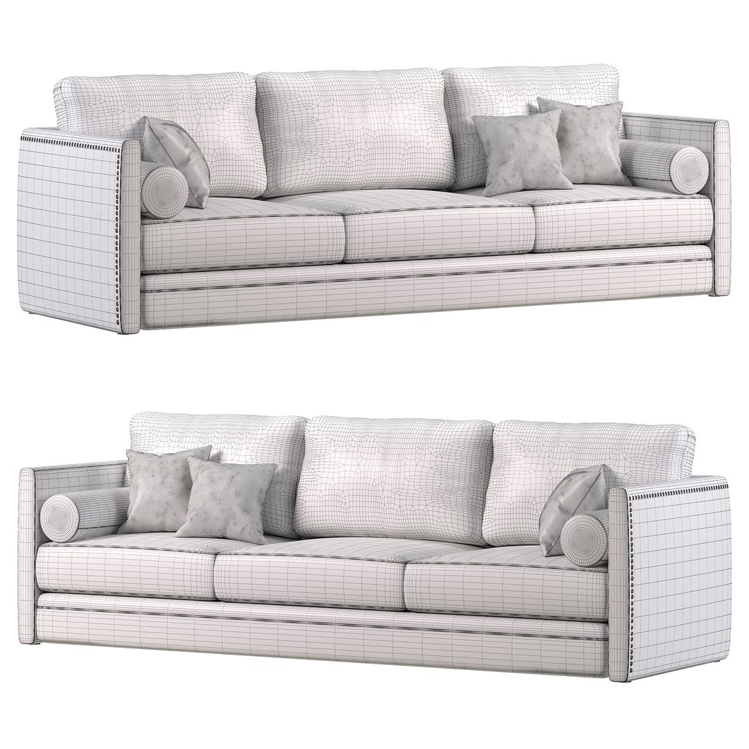 CHANEL SOFA By Laskasas 3D Model - TurboSquid 1958518