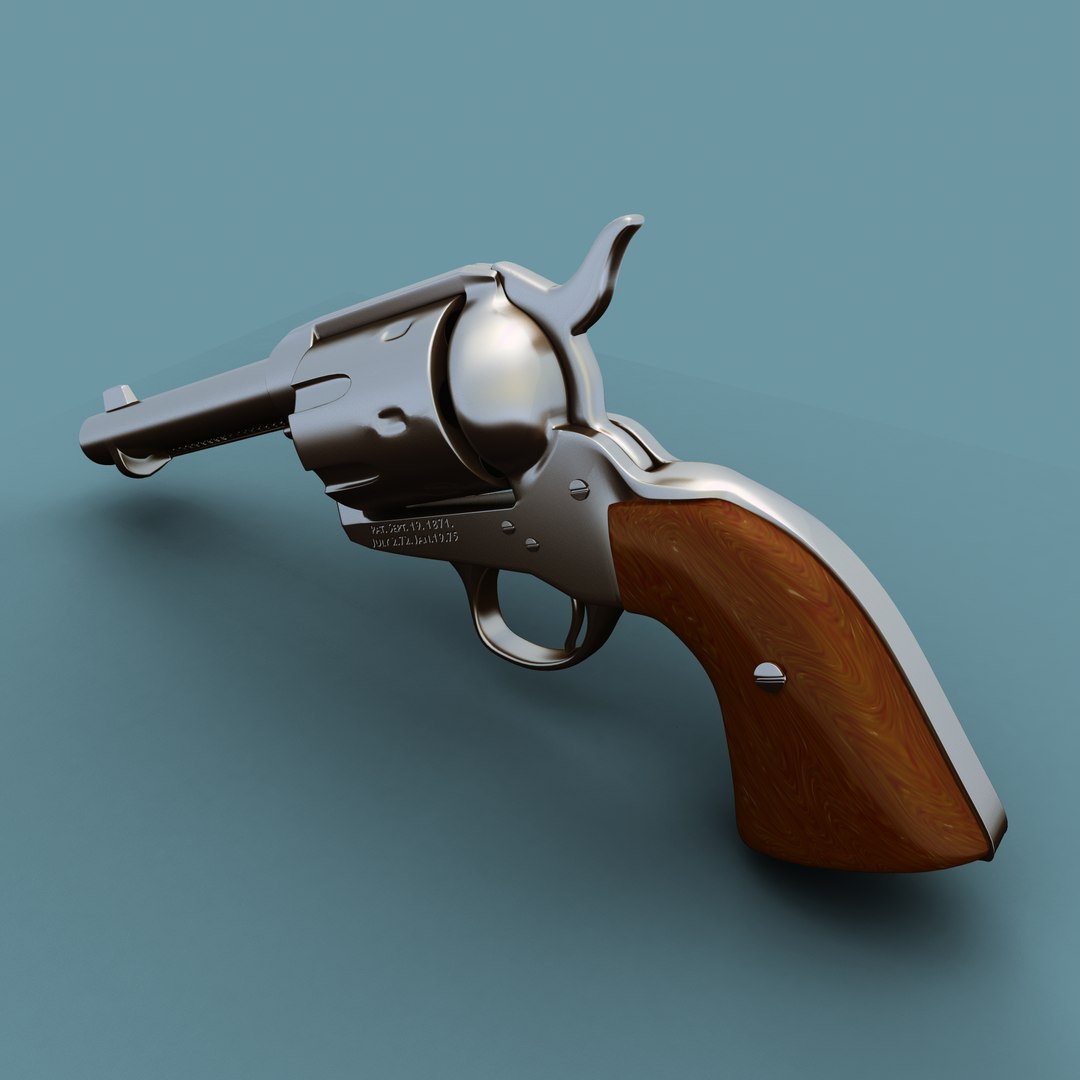3d Colt Peacemaker 38-40 Model