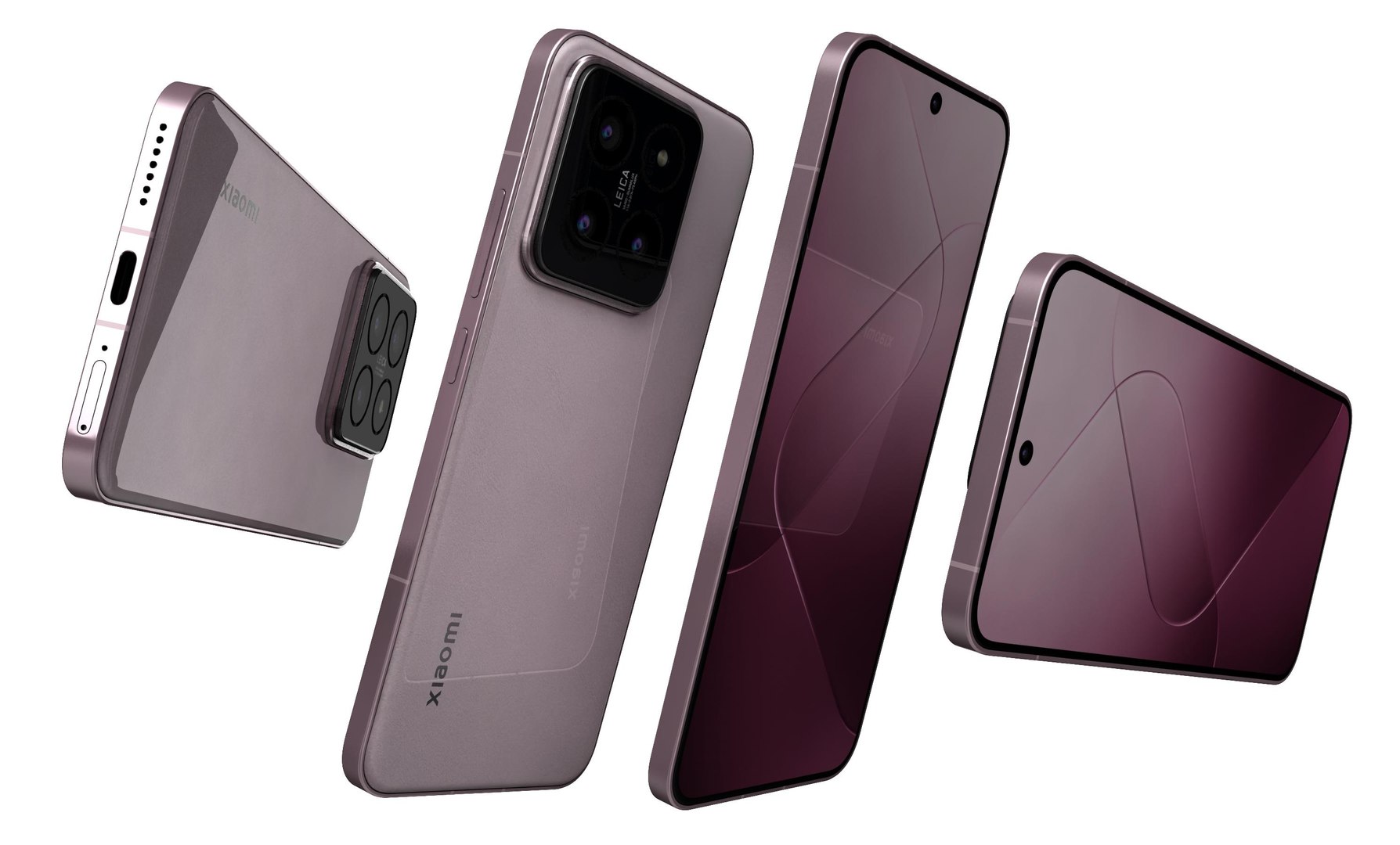 3D Model Xiaomi 14 Pink - TurboSquid 2153705