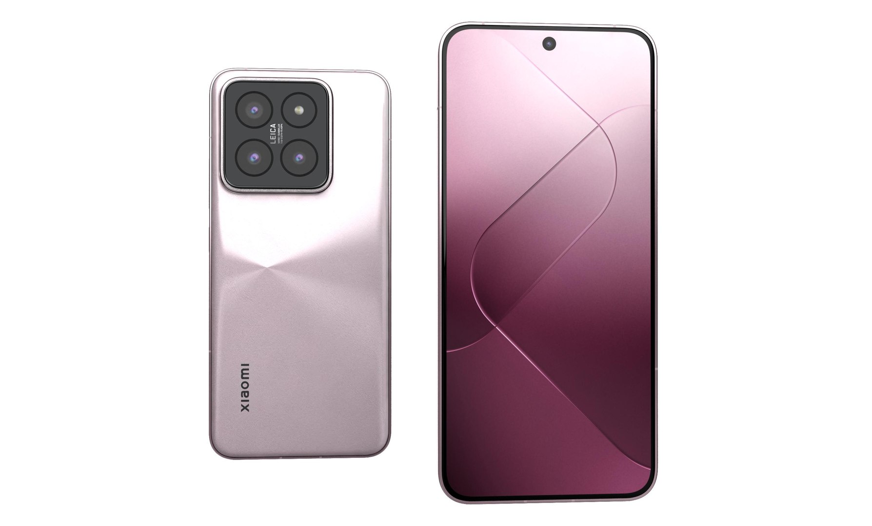 3D Model Xiaomi 14 Pink - TurboSquid 2153705