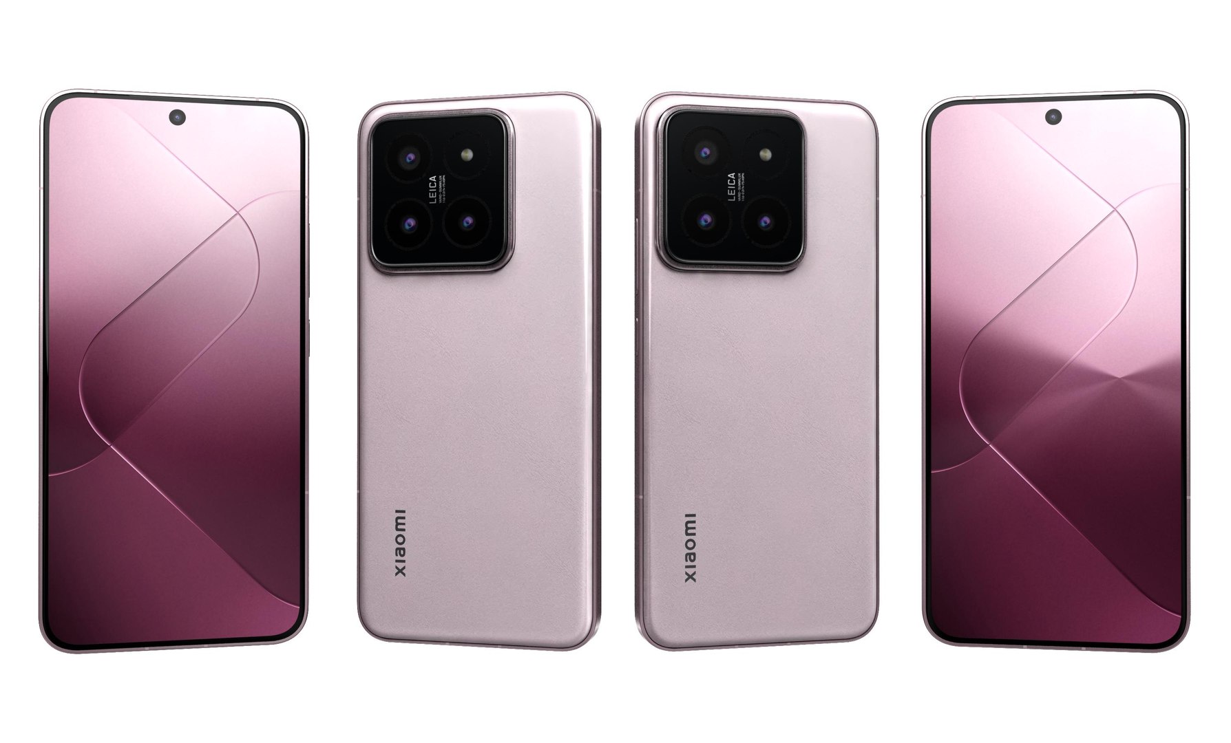3D Model Xiaomi 14 Pink - TurboSquid 2153705