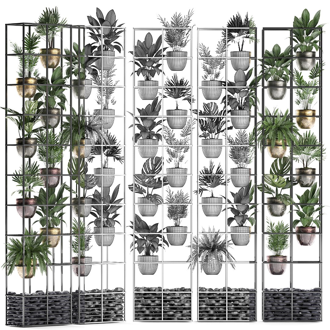 Plants Vertical Gardening 3D Model - TurboSquid 1442205