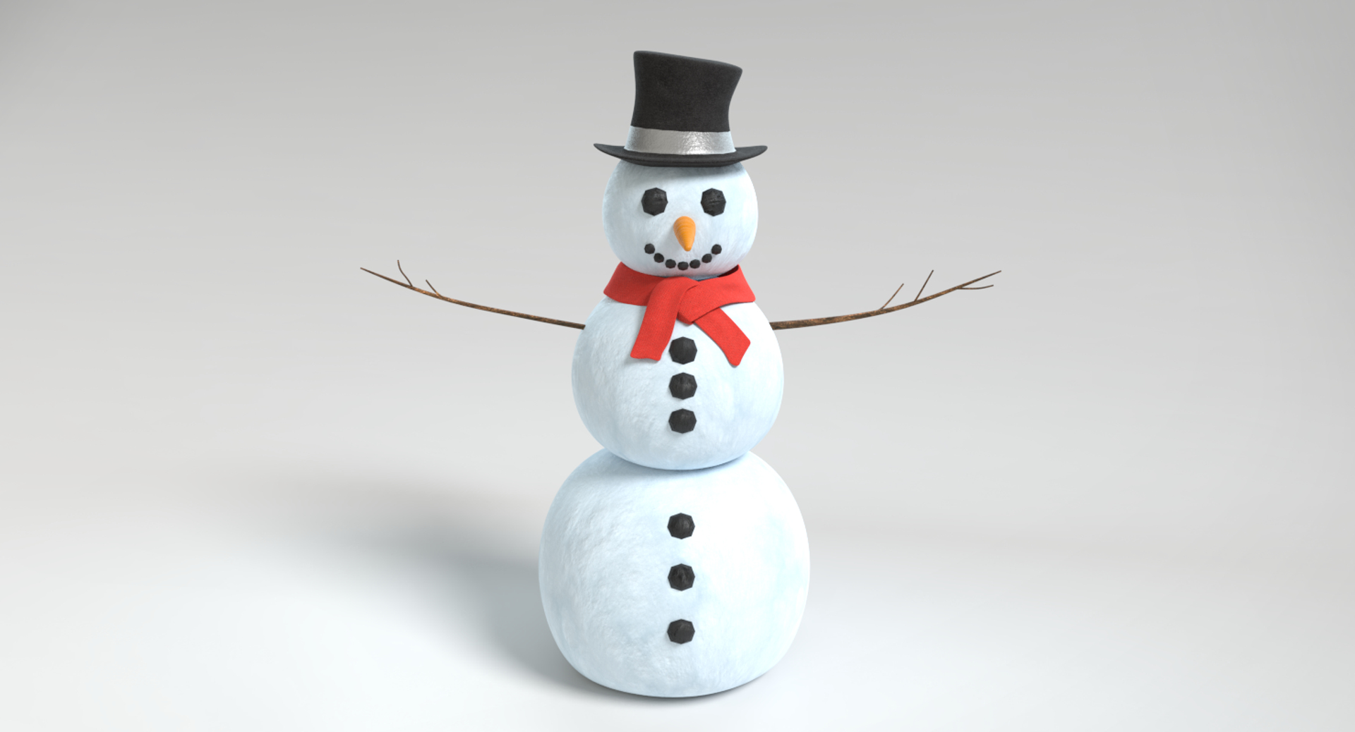 3D Snowman X Pbr Model - TurboSquid 1211408