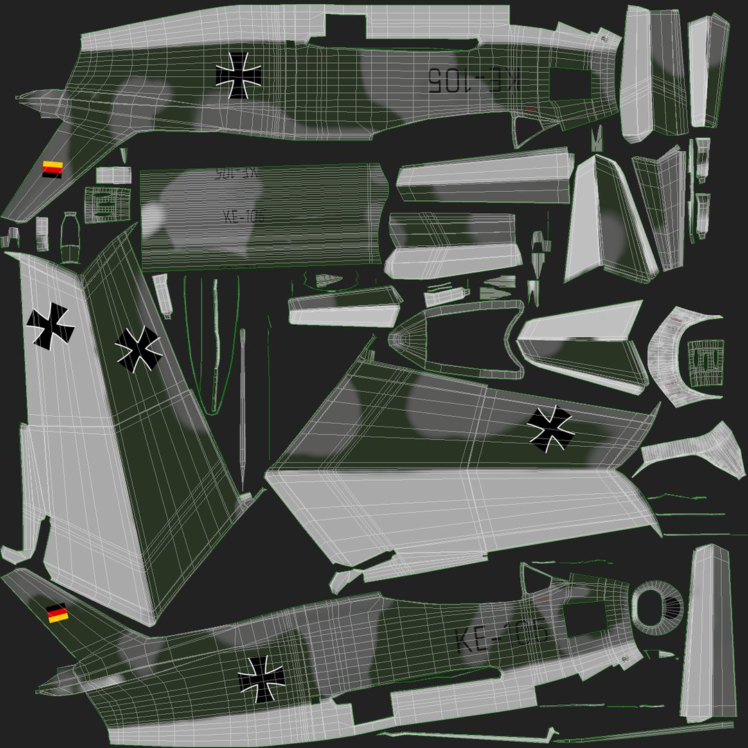 3D f-86 Sabre Luftwaffe - TurboSquid 1997595