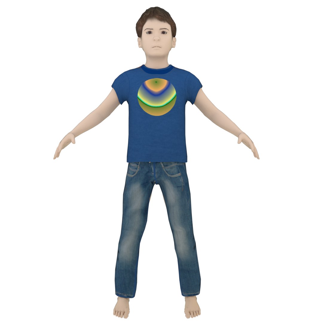 Blender Boy Years Old Model - TurboSquid 1353389