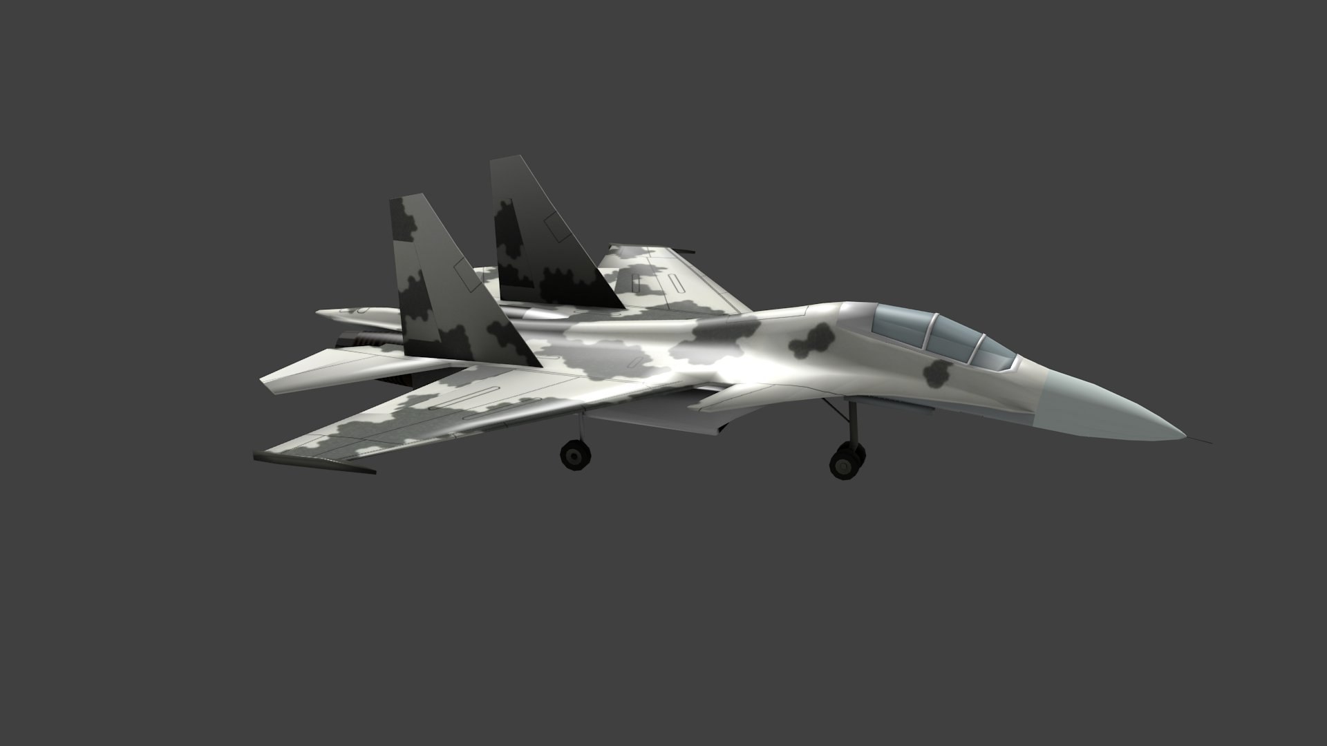 3d Model Sukhoi 30 Fighter Aircraft