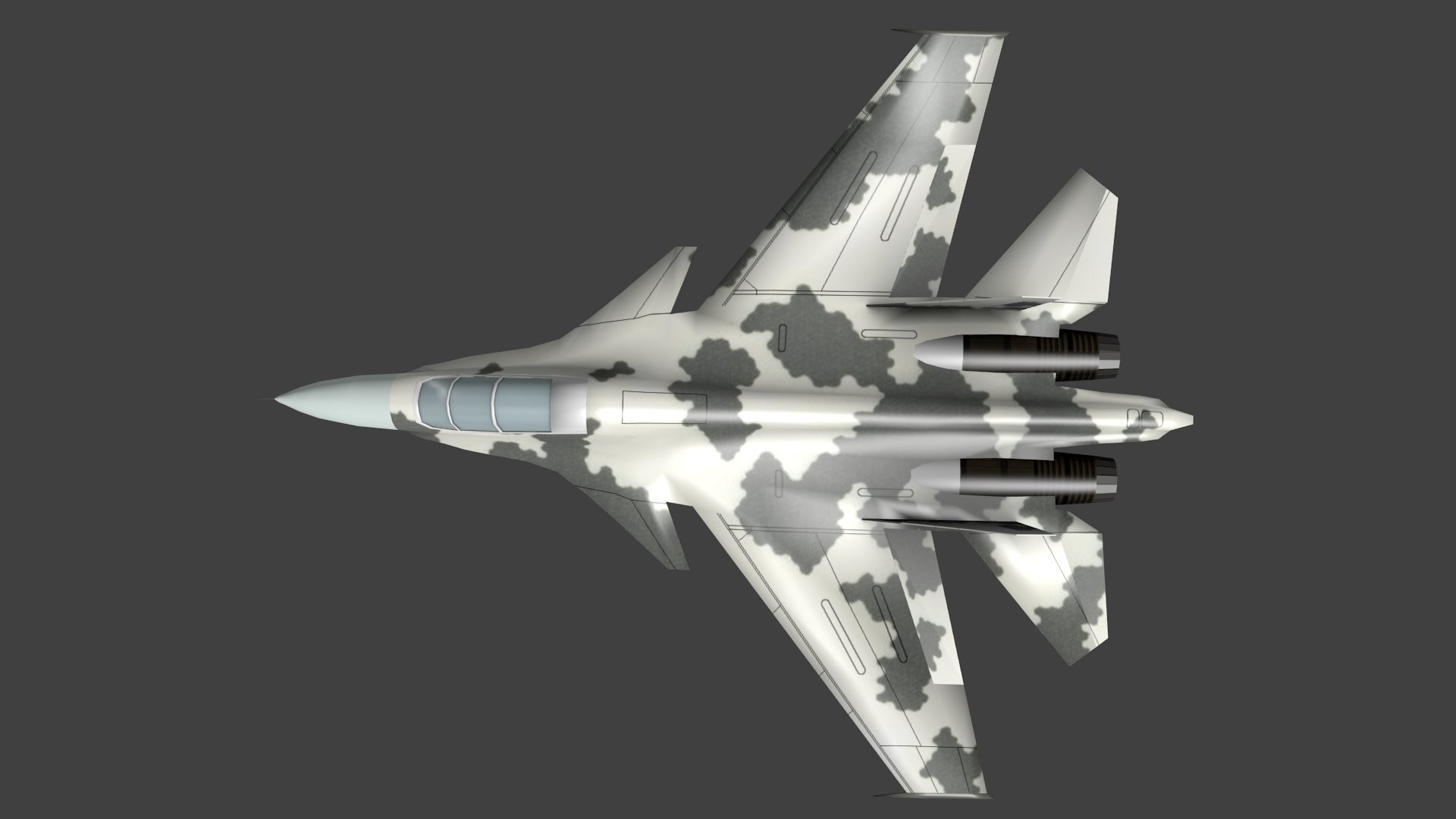 3d Model Sukhoi 30 Fighter Aircraft