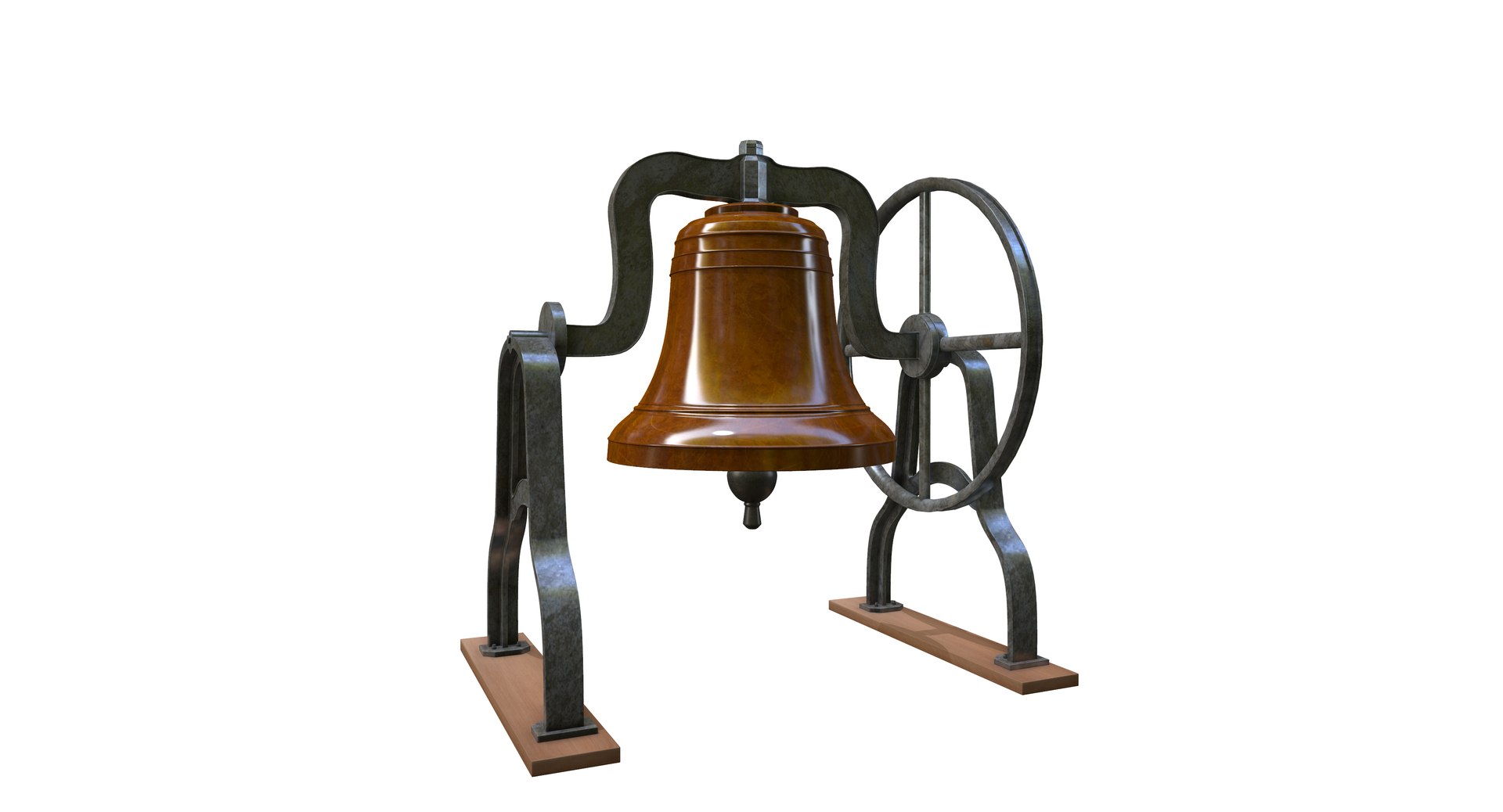 photorealistic bell 1 3d 3ds