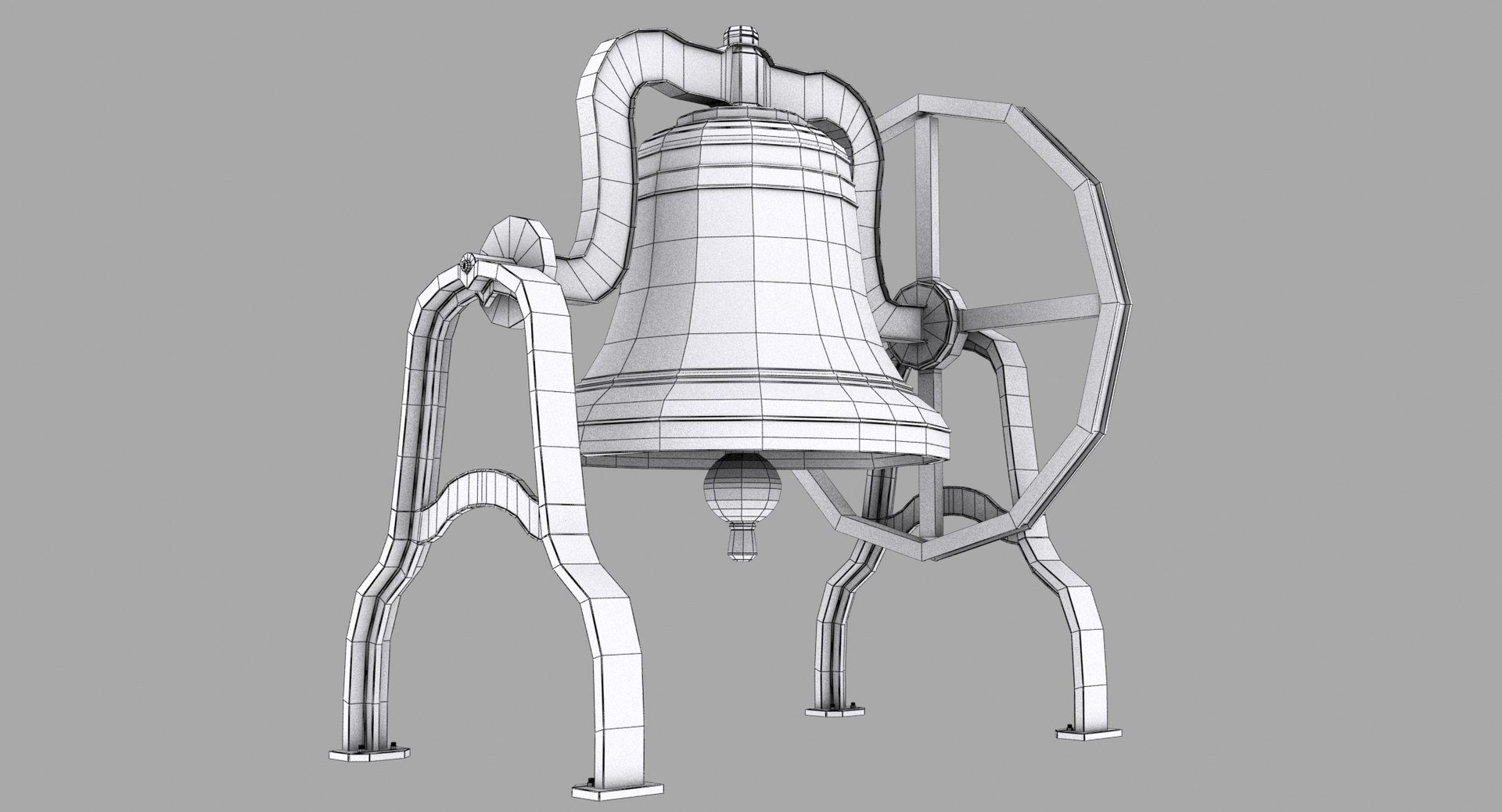 photorealistic bell 1 3d 3ds