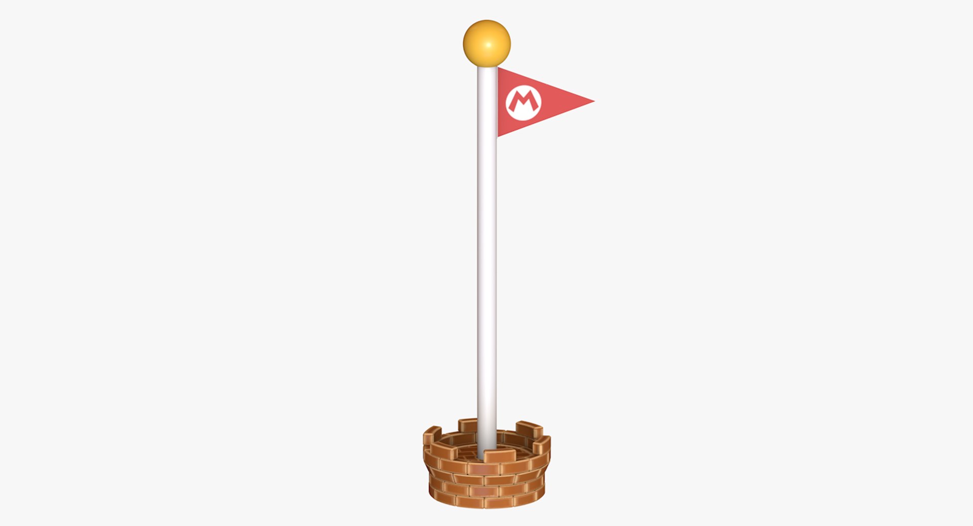Goal-pole Final Stage Flag Model - TurboSquid 1376526