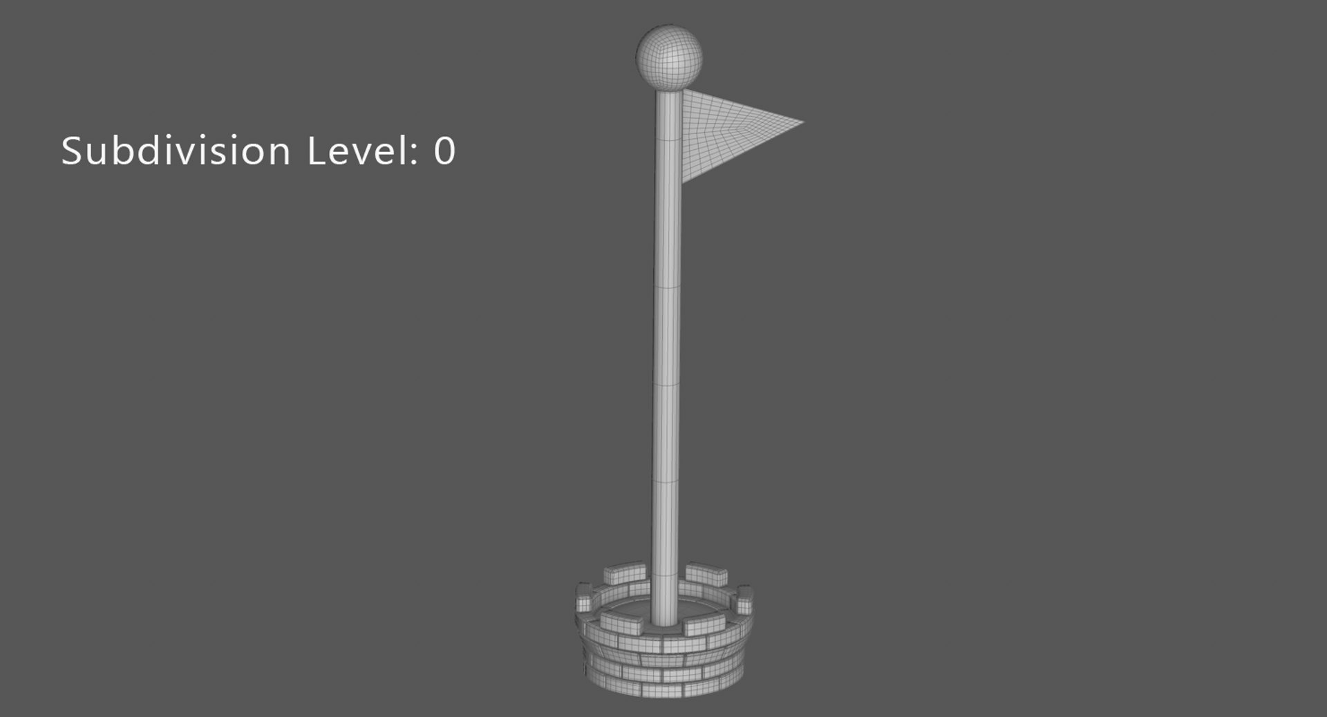 Goal-pole Final Stage Flag Model - TurboSquid 1376526