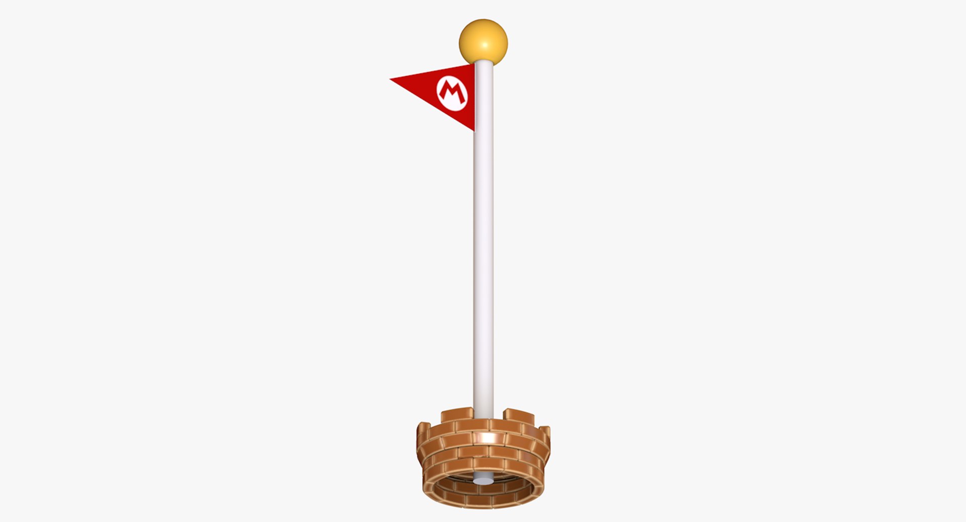 Goal-pole Final Stage Flag Model - TurboSquid 1376526
