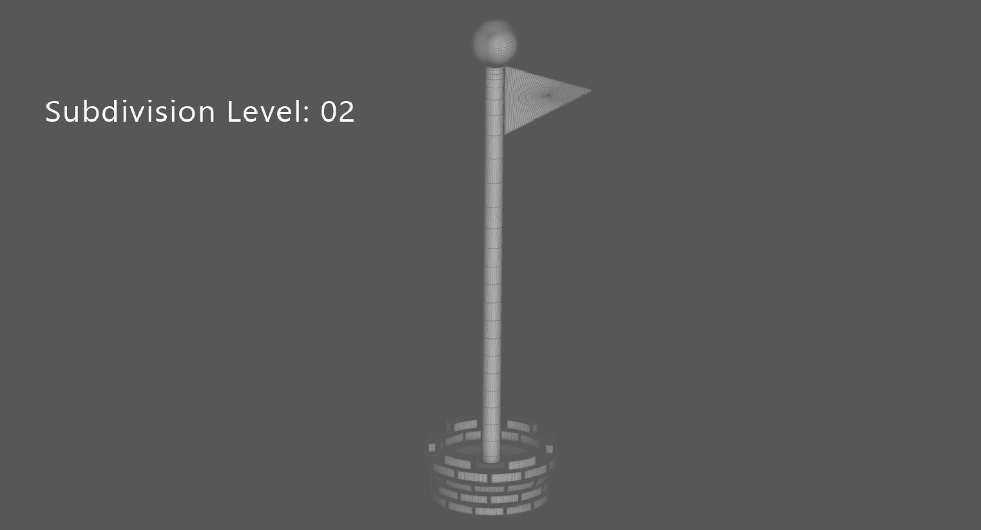 Goal-pole Final Stage Flag Model - TurboSquid 1376526