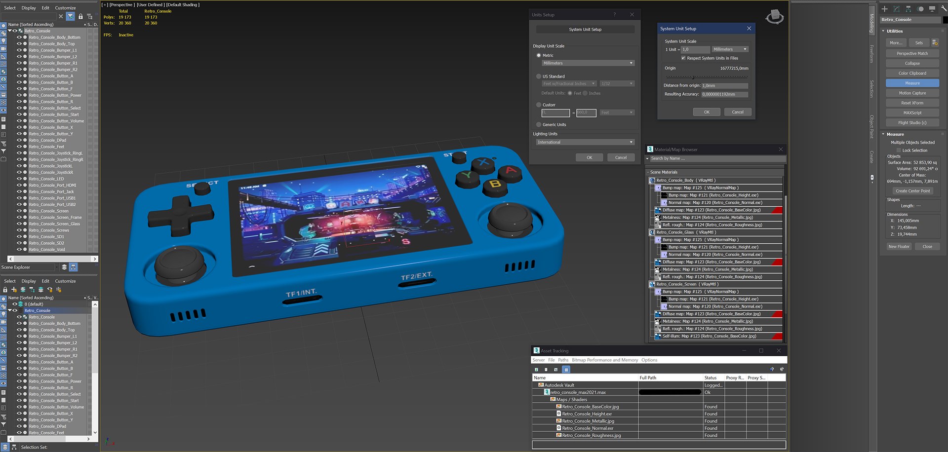 Retro Console 3D model - TurboSquid 2021280