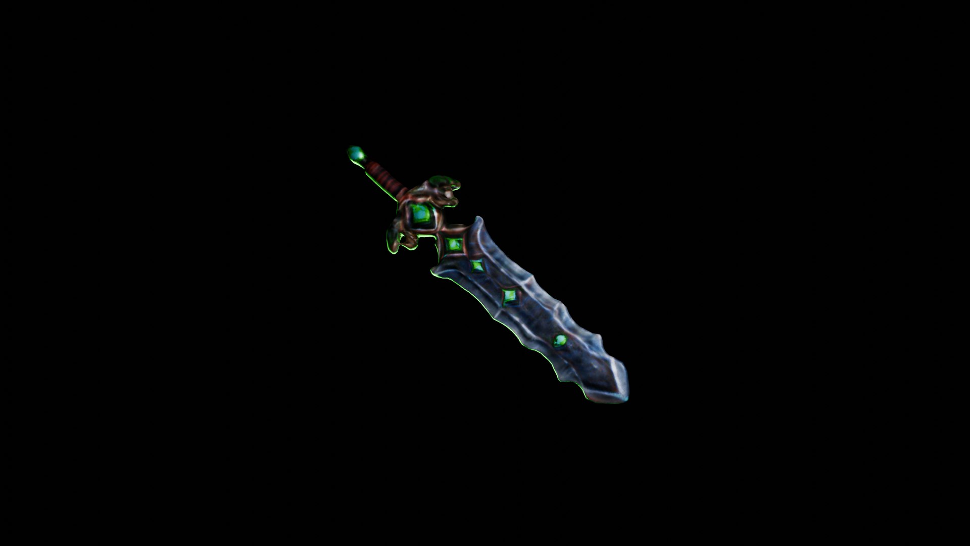 3D Emerald Sword - TurboSquid 2178205
