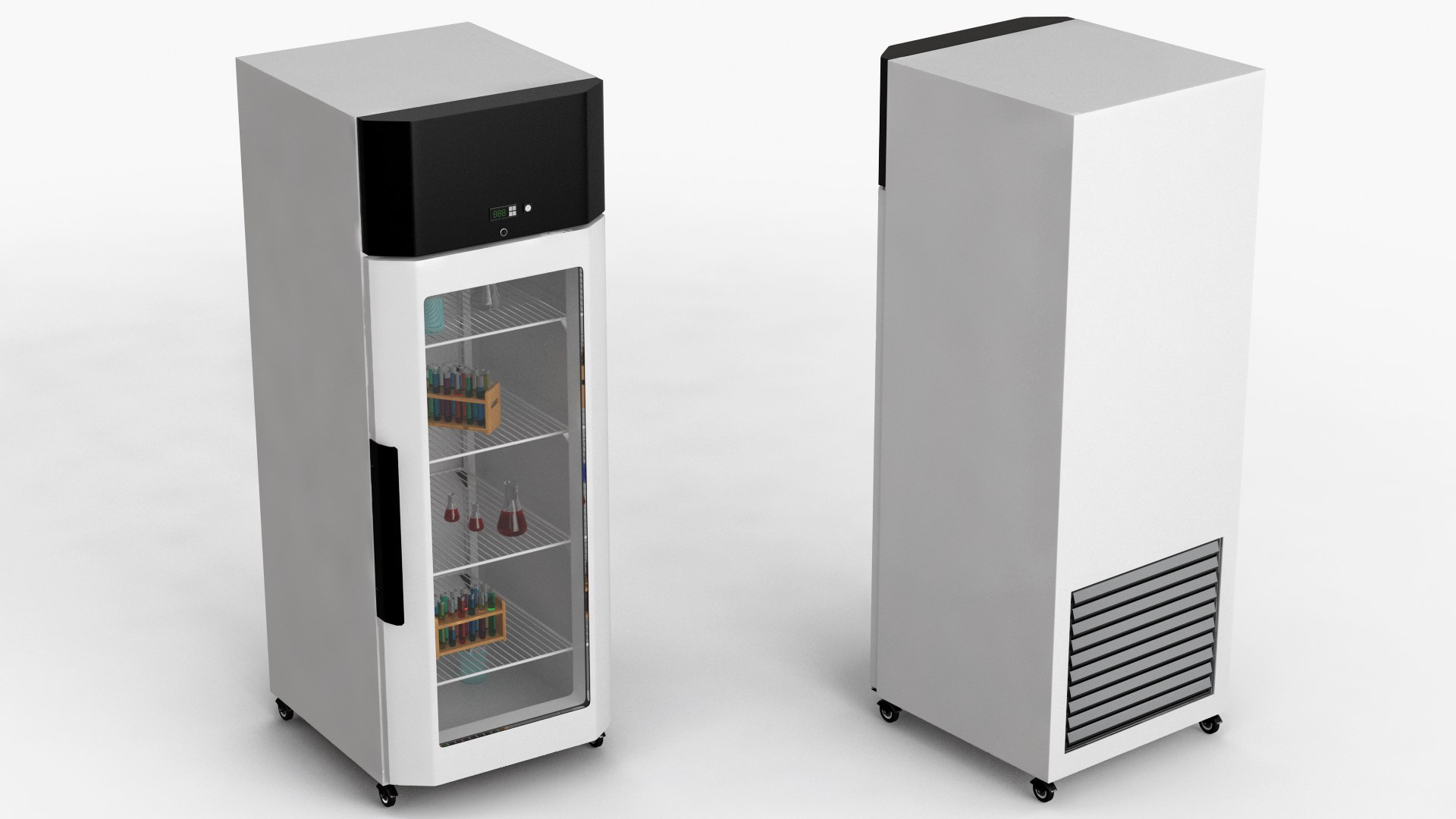 Cooled Lab Incubator 570l 3D Model - TurboSquid 1656792