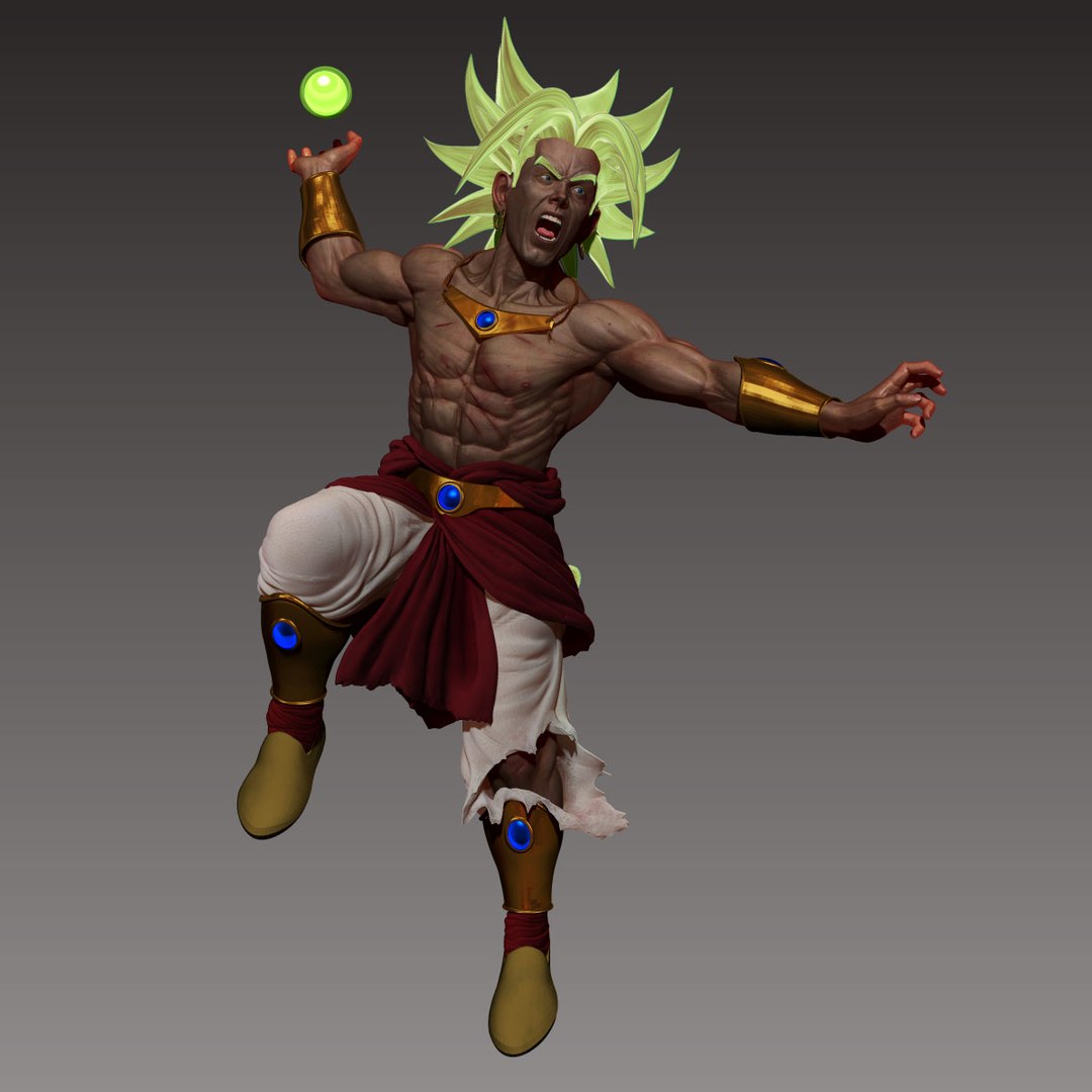 3d Broly Warrior