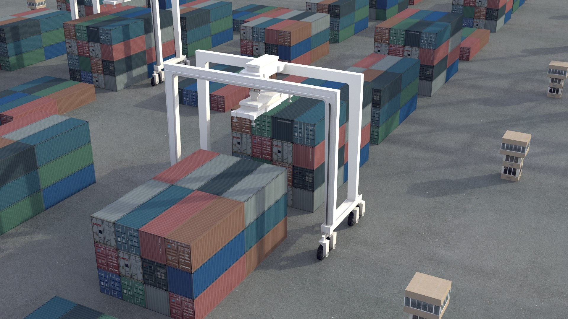 3d Port Model
