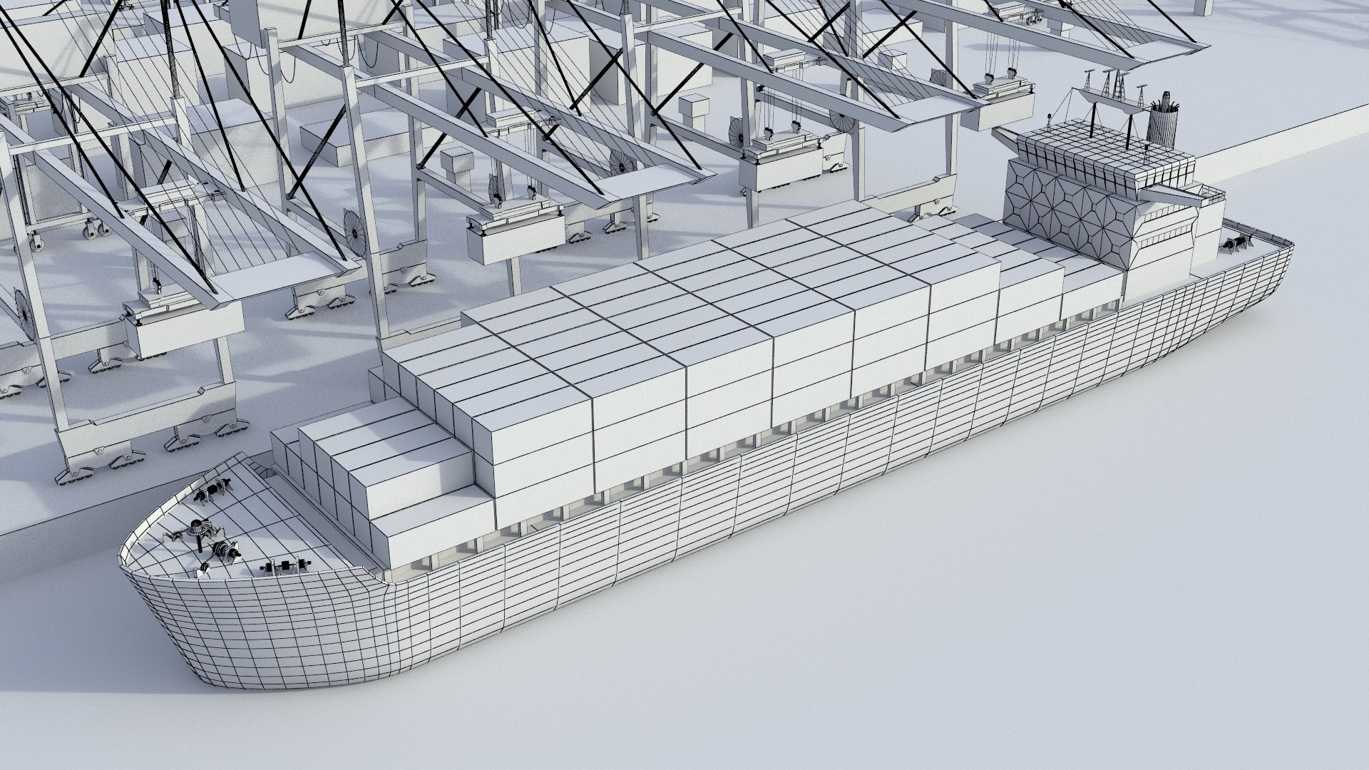 3d port model