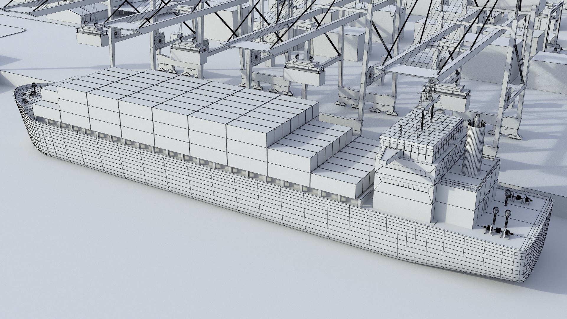 3d port model