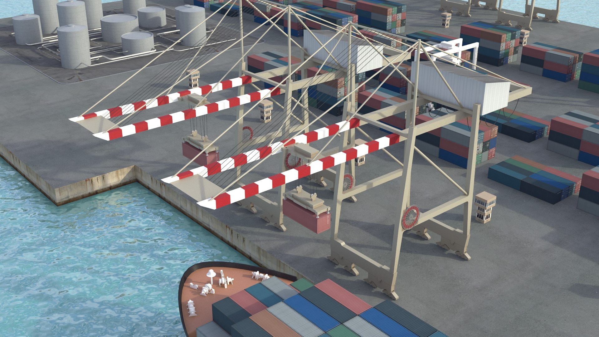 3d Port Model