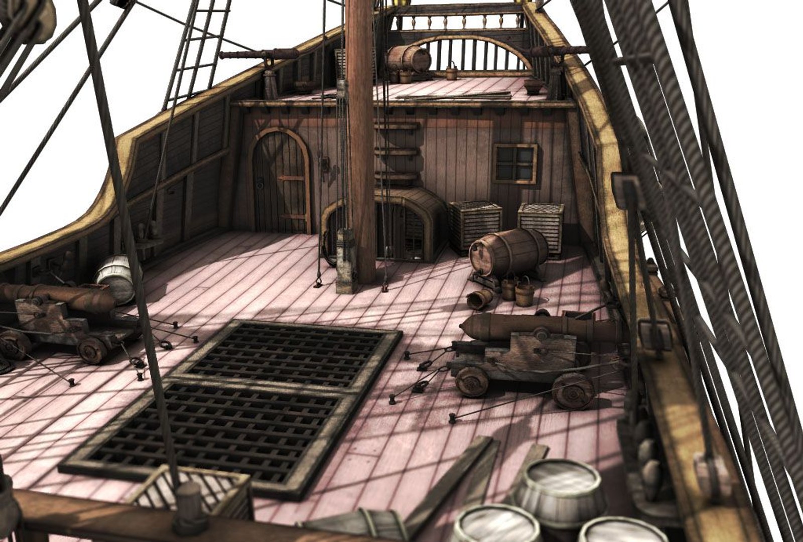 Golden Hind 3d Model