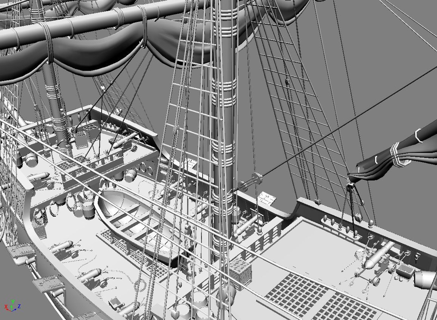 Golden Hind 3d Model