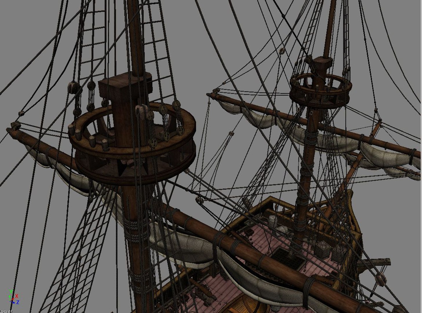 Golden Hind 3d Model