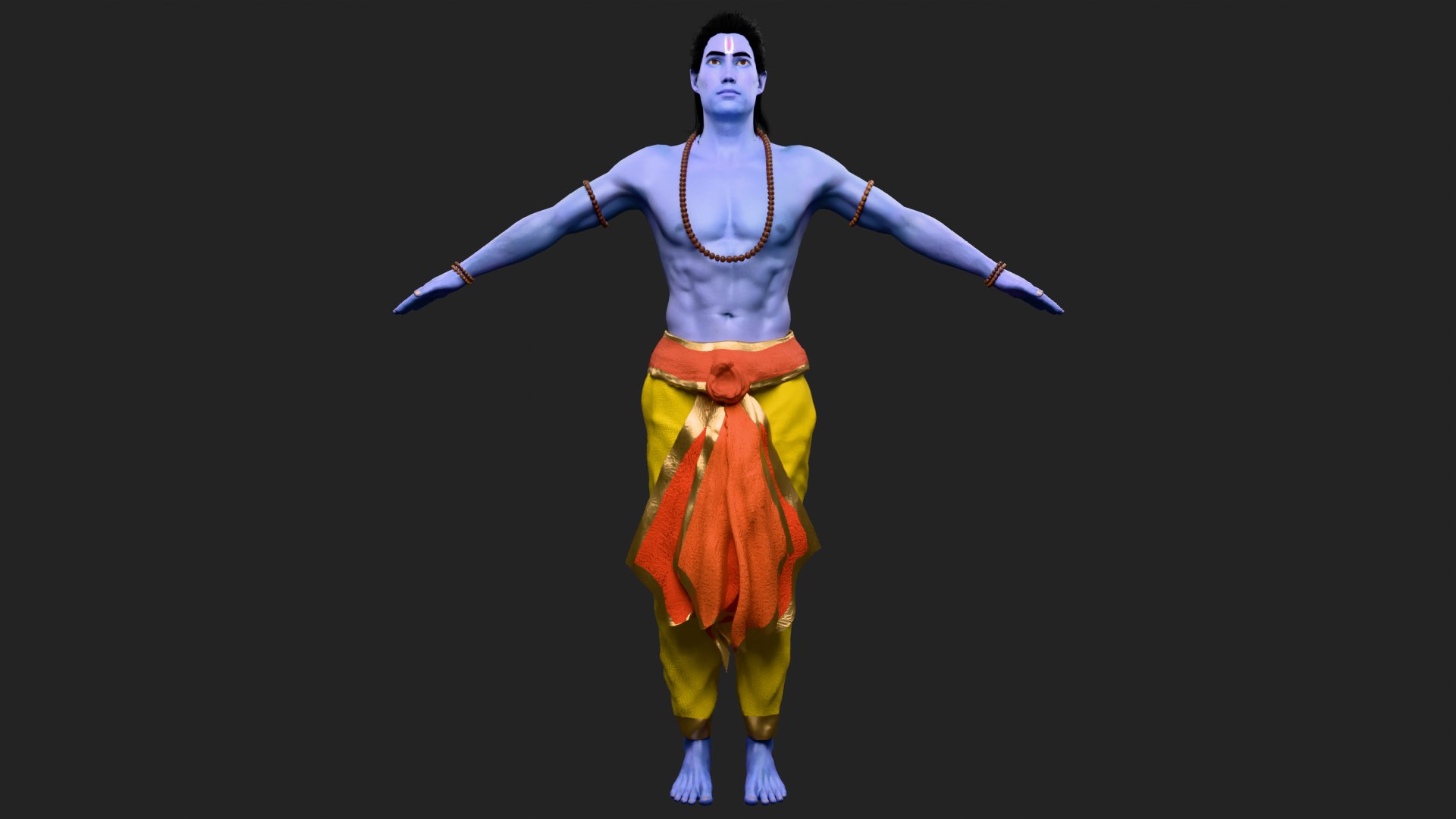 3D Ram Laxman Sita Model - TurboSquid 2432232