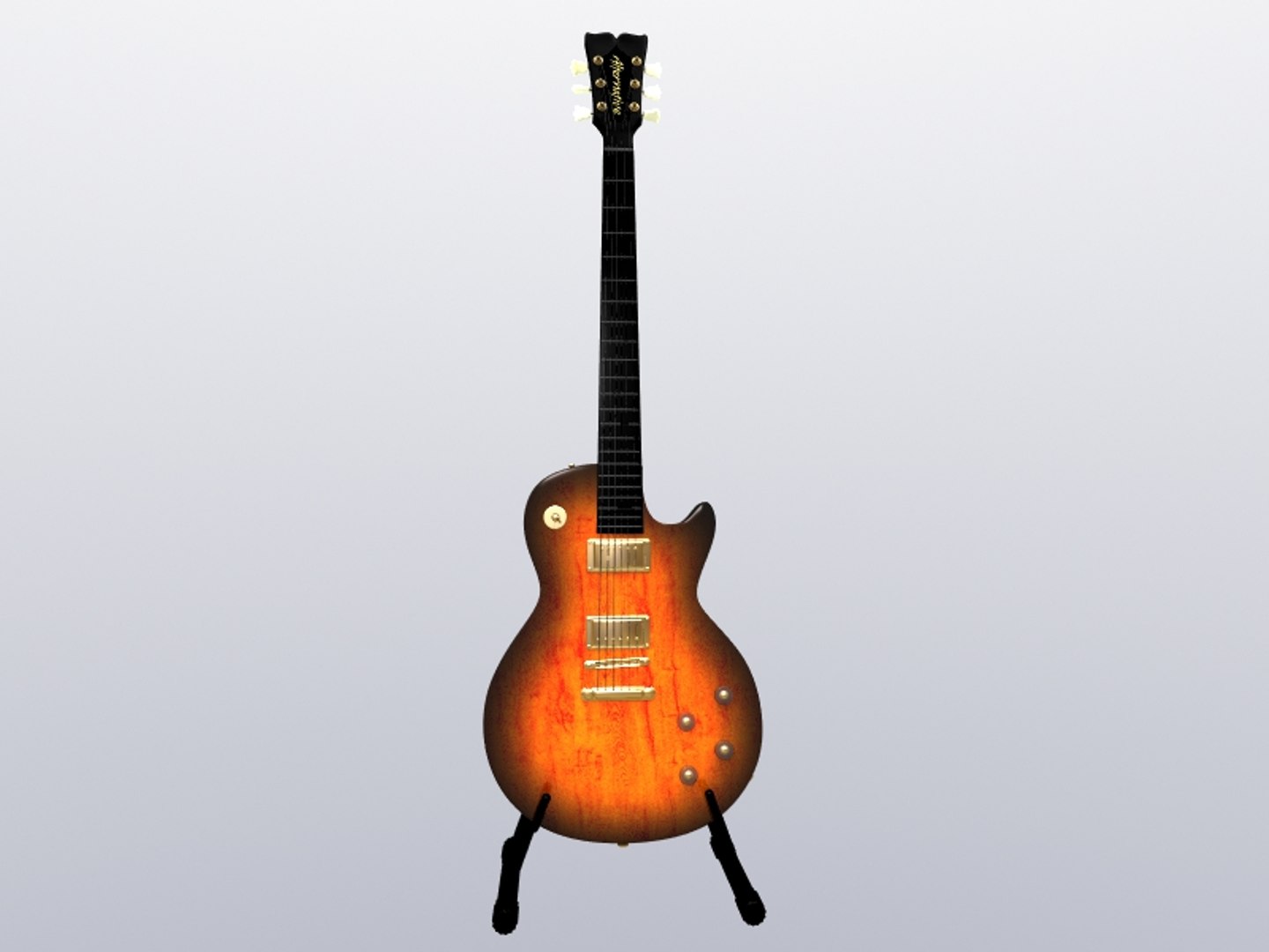 electric guitar 3d model