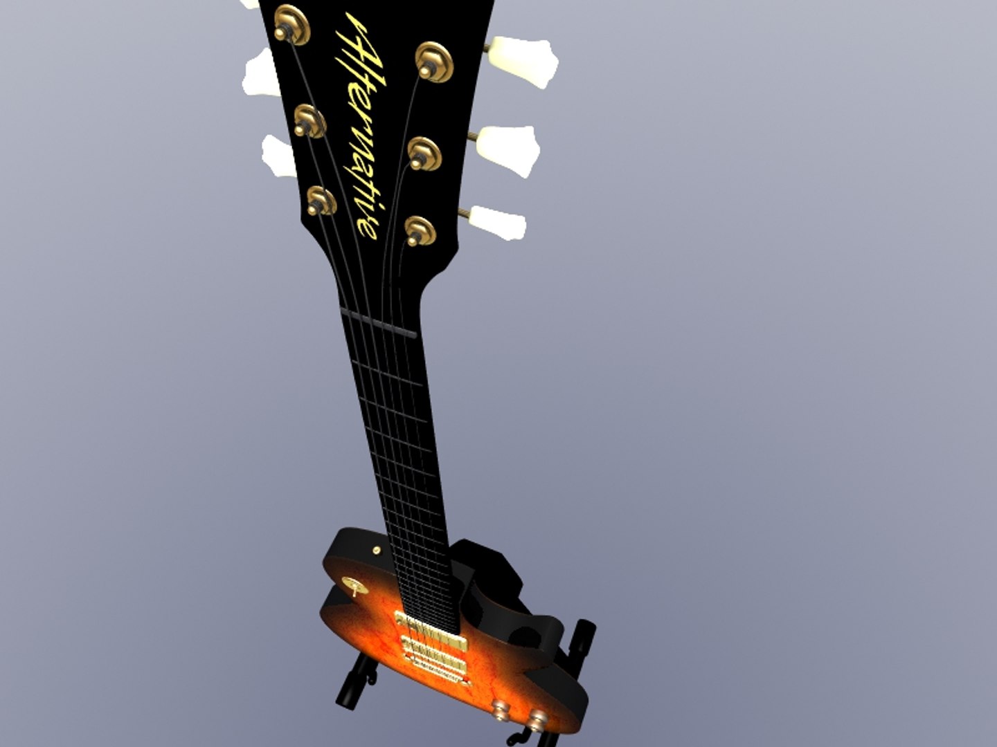 electric guitar 3d model