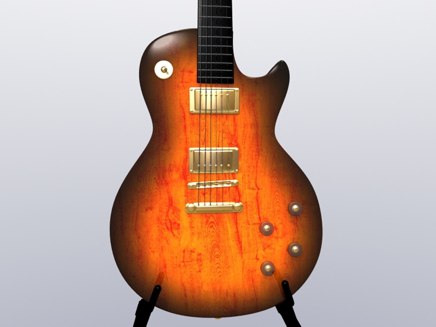 electric guitar 3d model