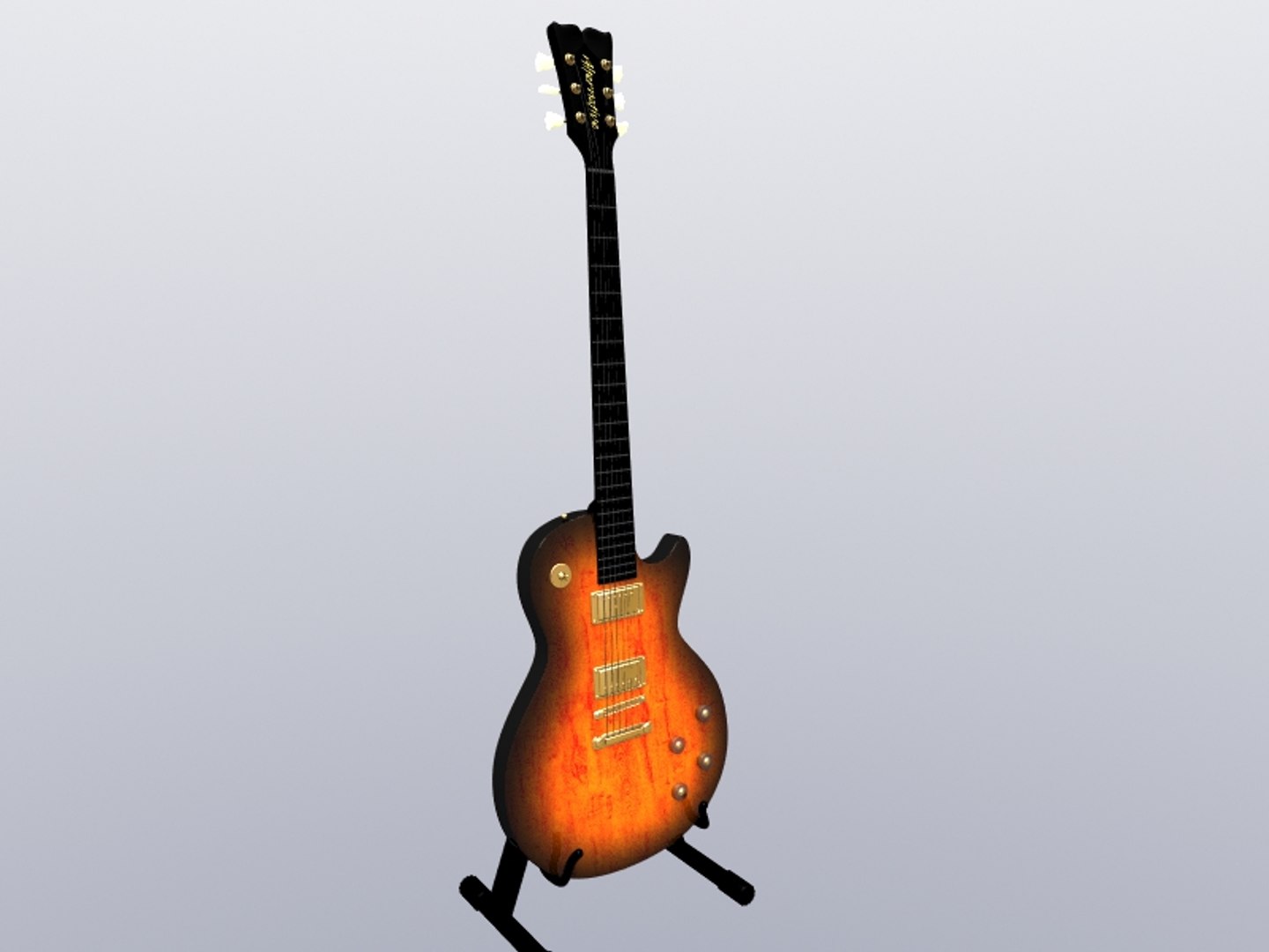 electric guitar 3d model