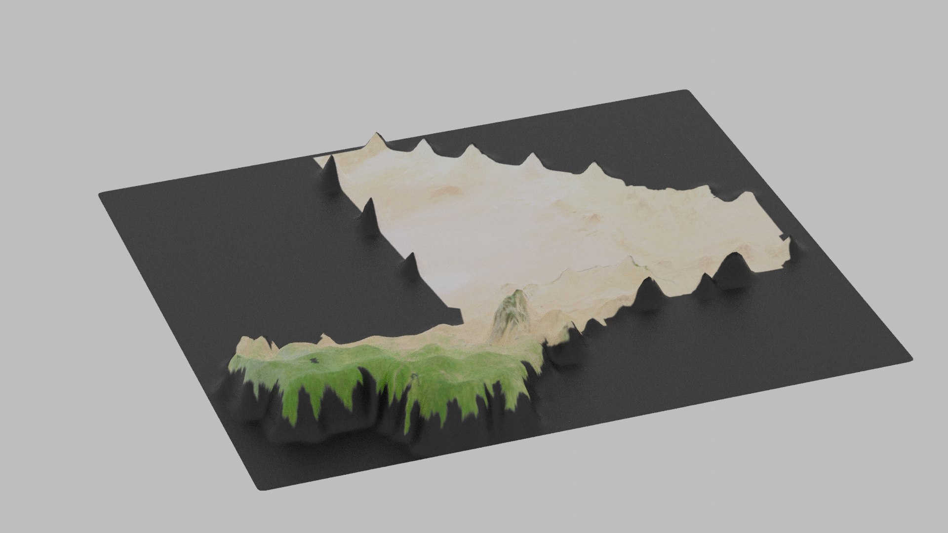 3D Mali Map Country Model - TurboSquid 2076245