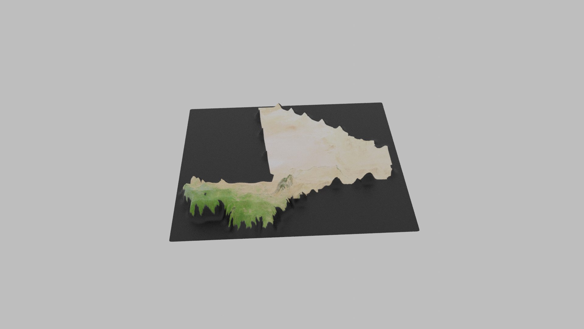 3D Mali Map Country Model - TurboSquid 2076245