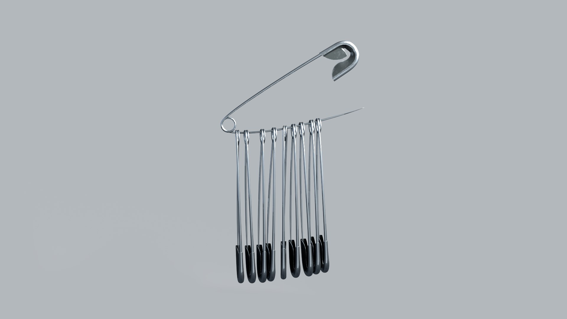Safety Pin 3D Model - TurboSquid 1428873
