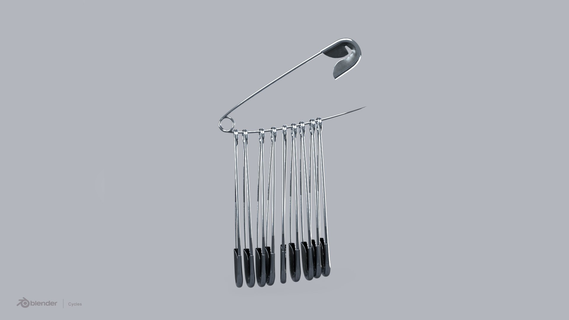 Safety Pin 3D Model - TurboSquid 1428873