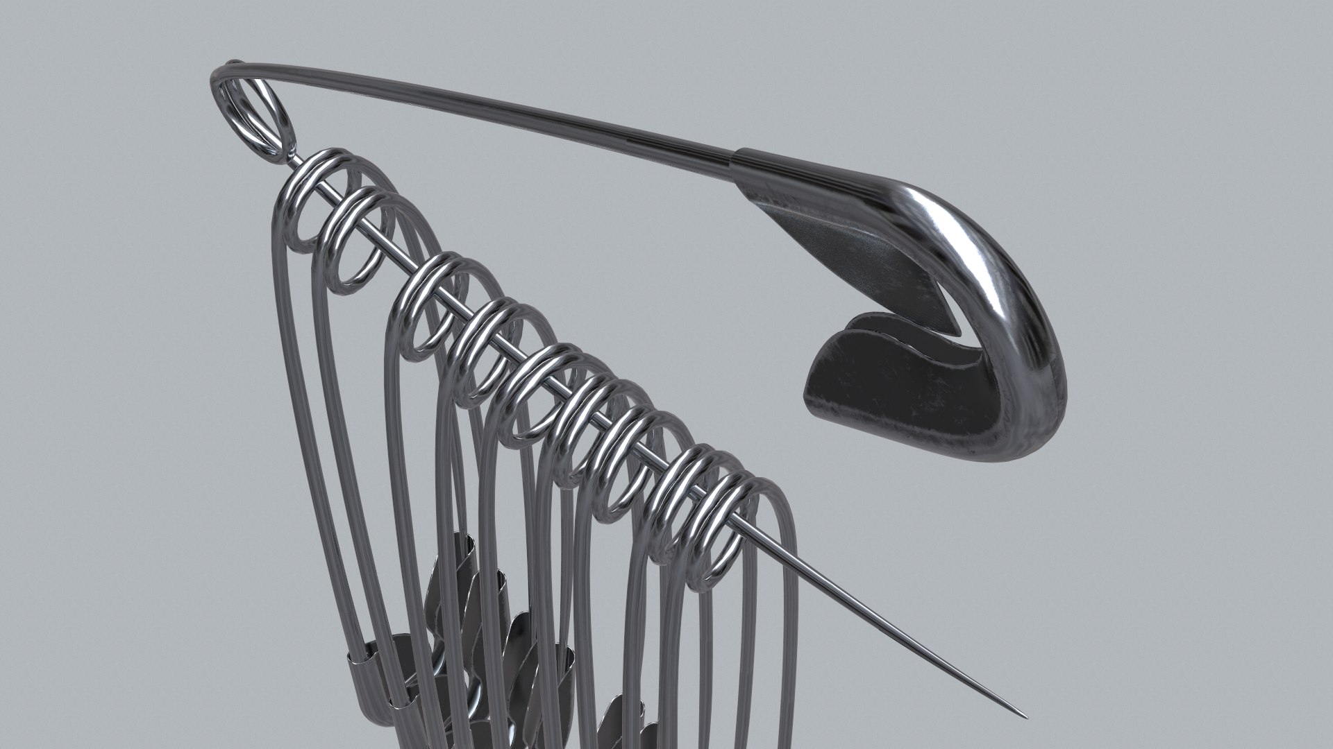 Safety Pin 3D Model - TurboSquid 1428873