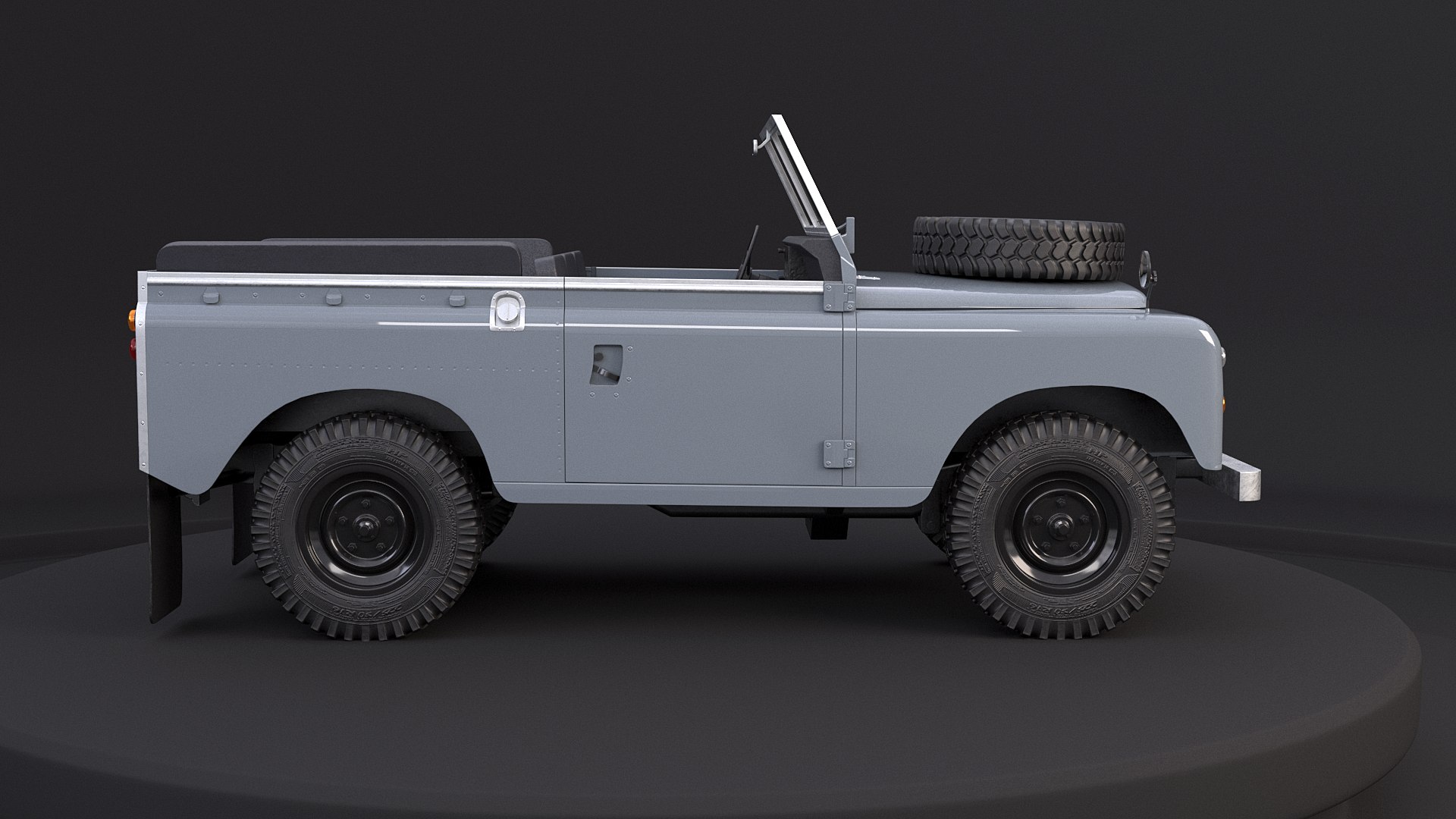 Land Rover Series III Short Wheel Base Convertible 3D Model ...